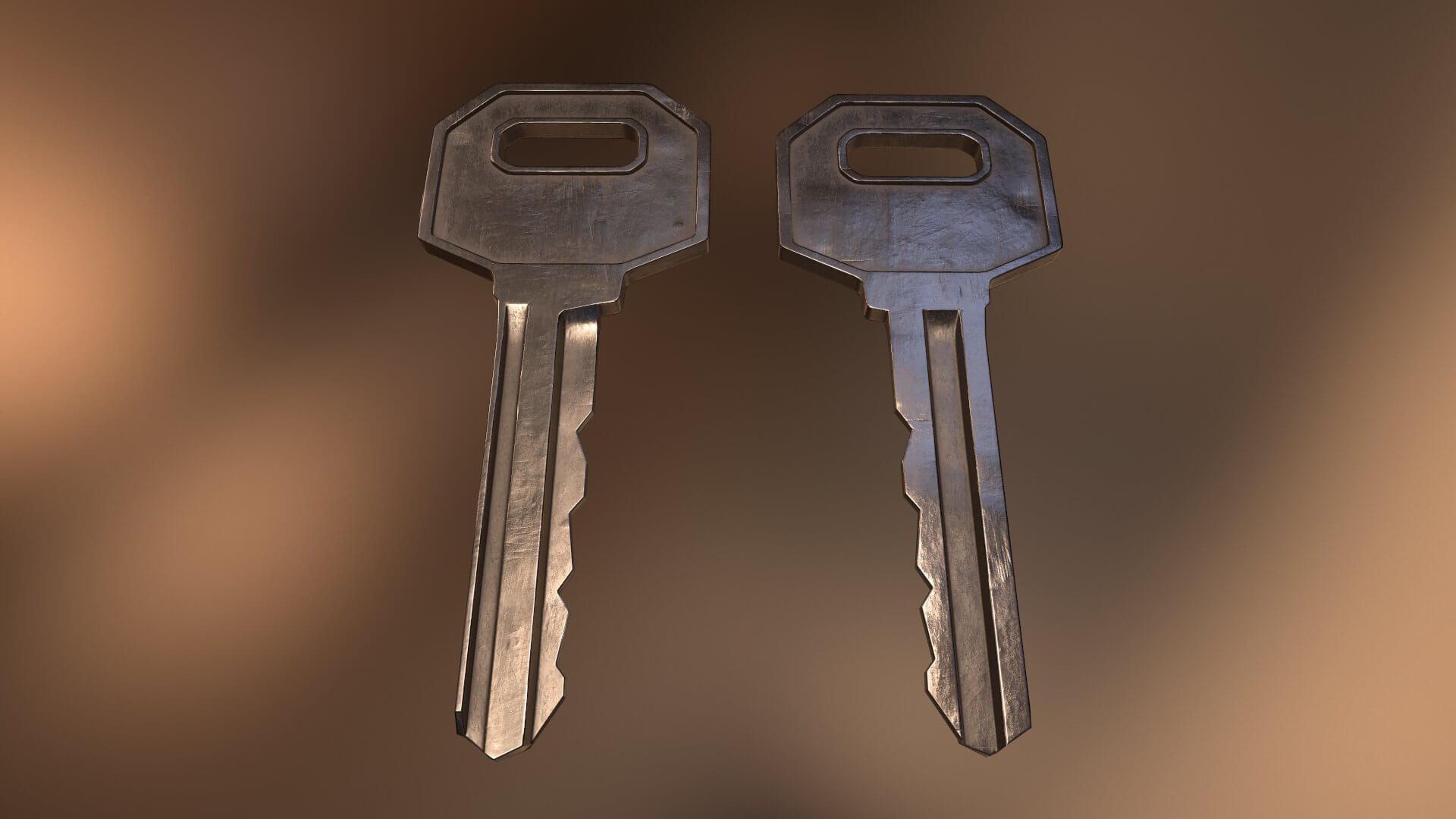 Steel Key - 3D Model by Grishmanovskij Anton