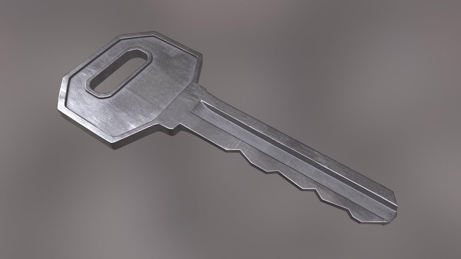 Steel Key - 3D Model by Grishmanovskij Anton