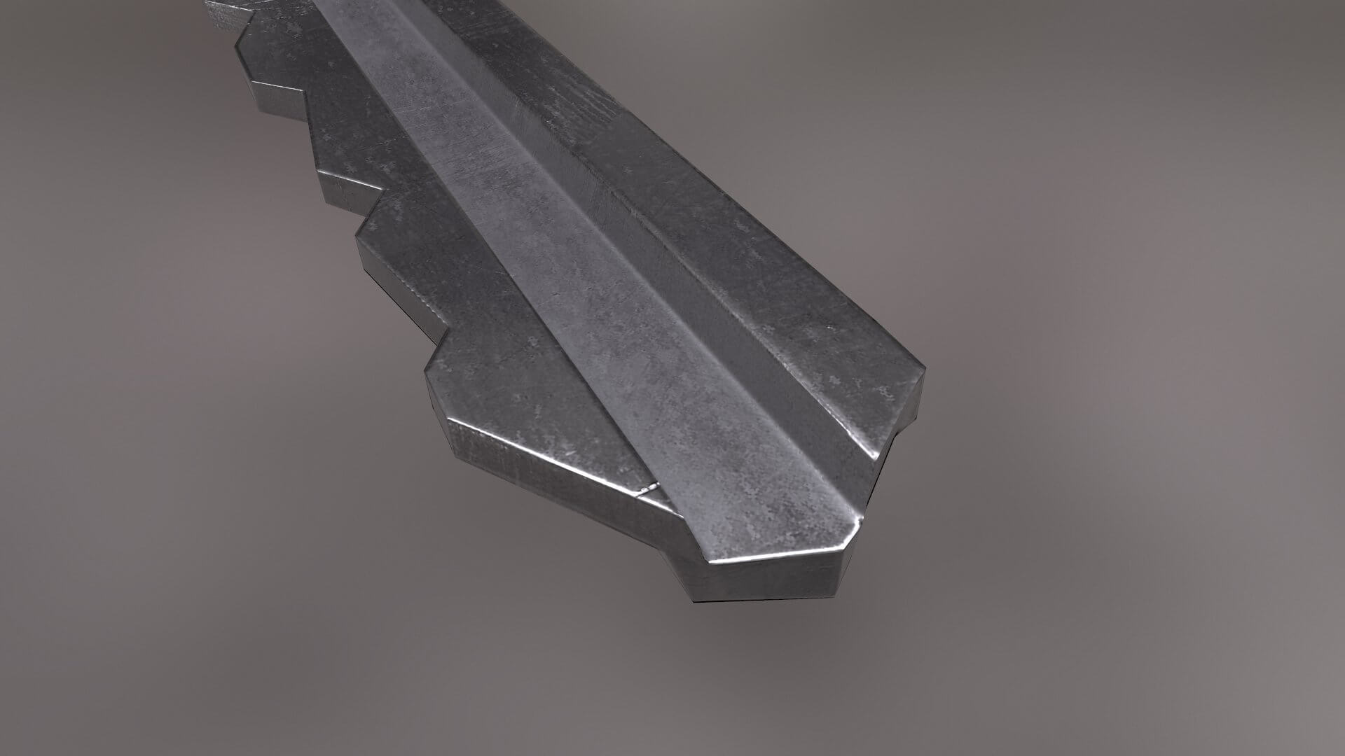 Steel Key - 3D Model by Grishmanovskij Anton