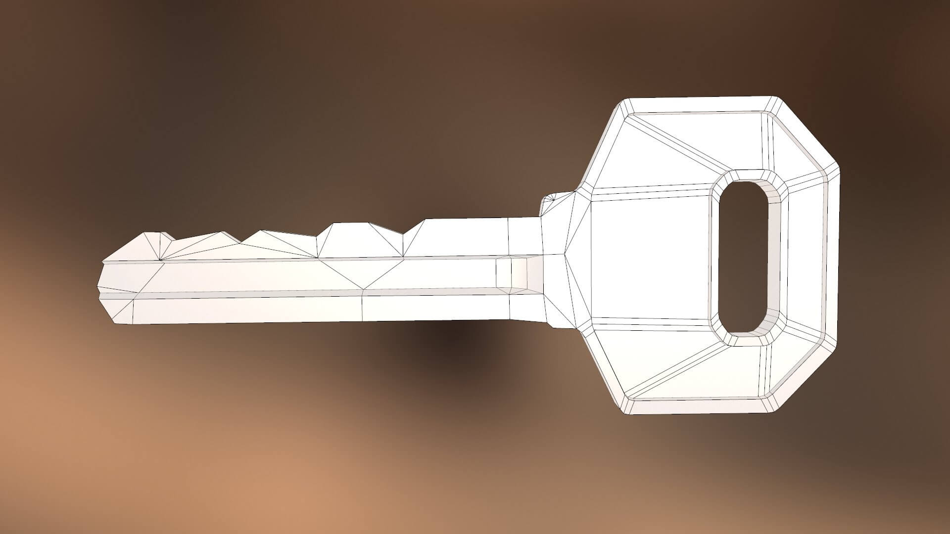 Steel Key - 3D Model by Grishmanovskij Anton