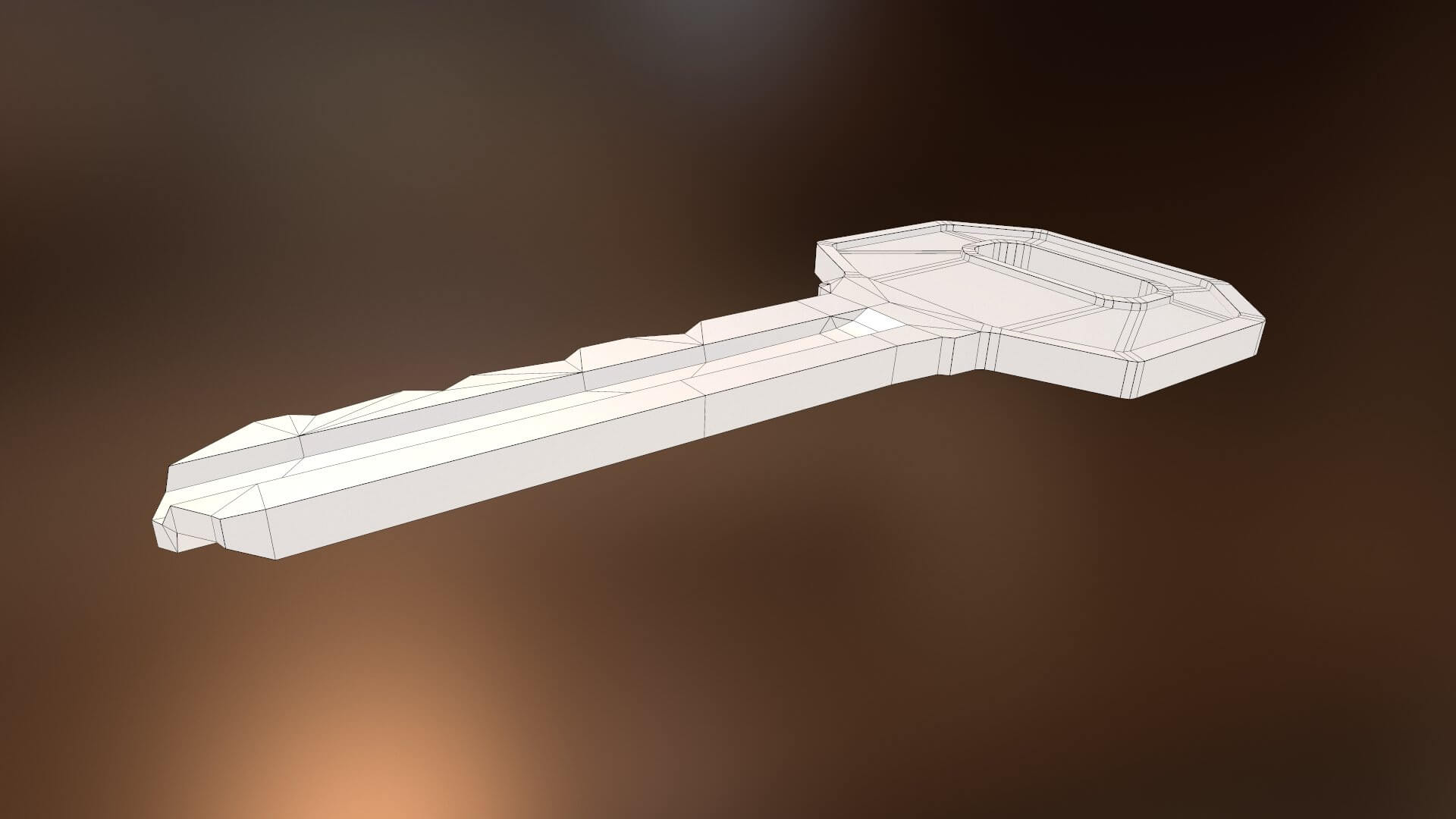 Steel Key - 3D Model by Grishmanovskij Anton