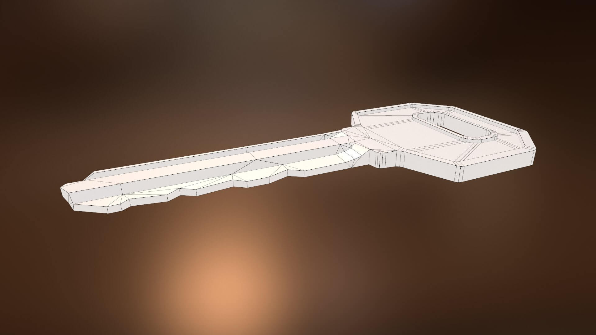 Steel Key - 3D Model by Grishmanovskij Anton