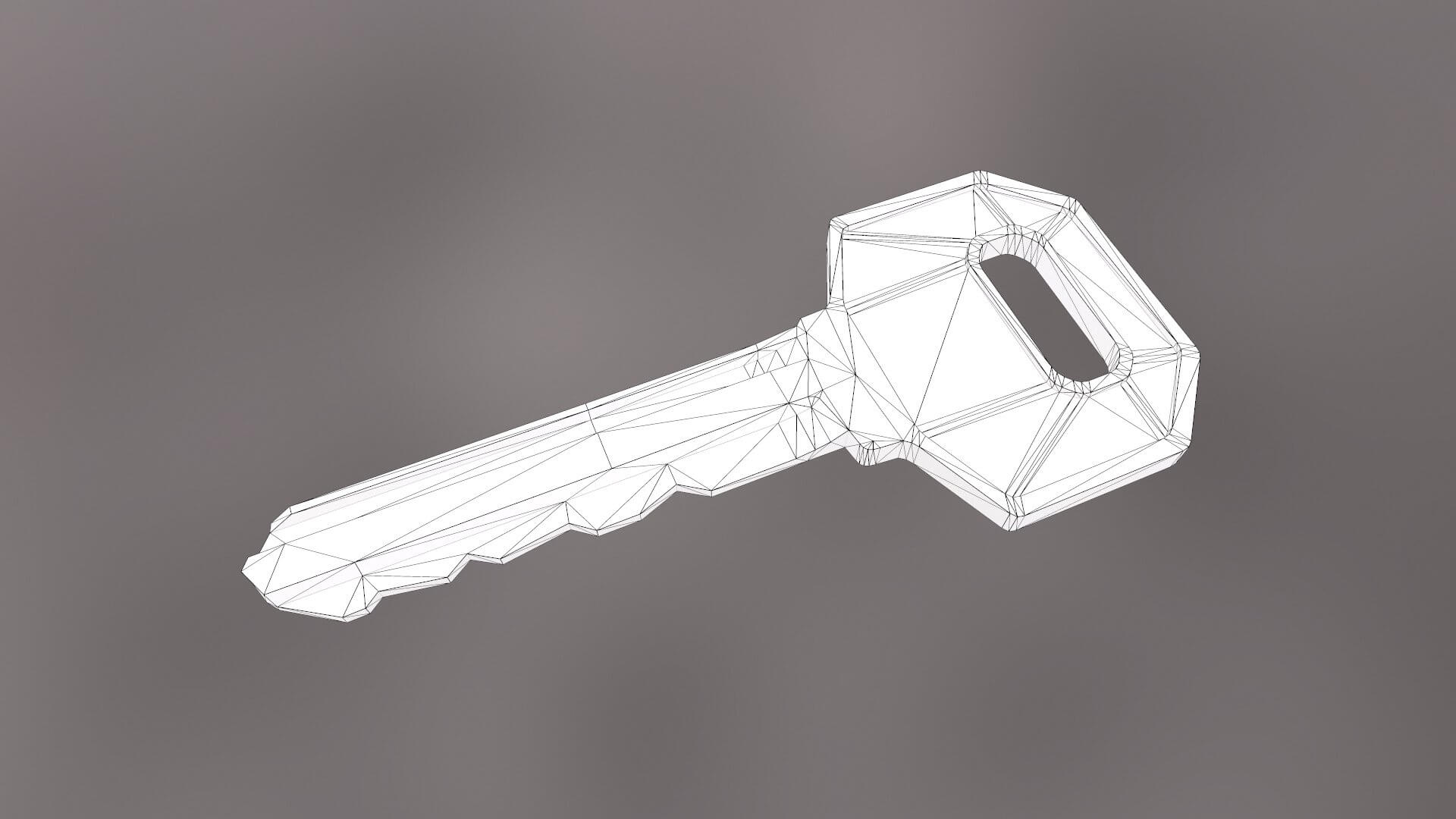 Steel Key - 3D Model by Grishmanovskij Anton