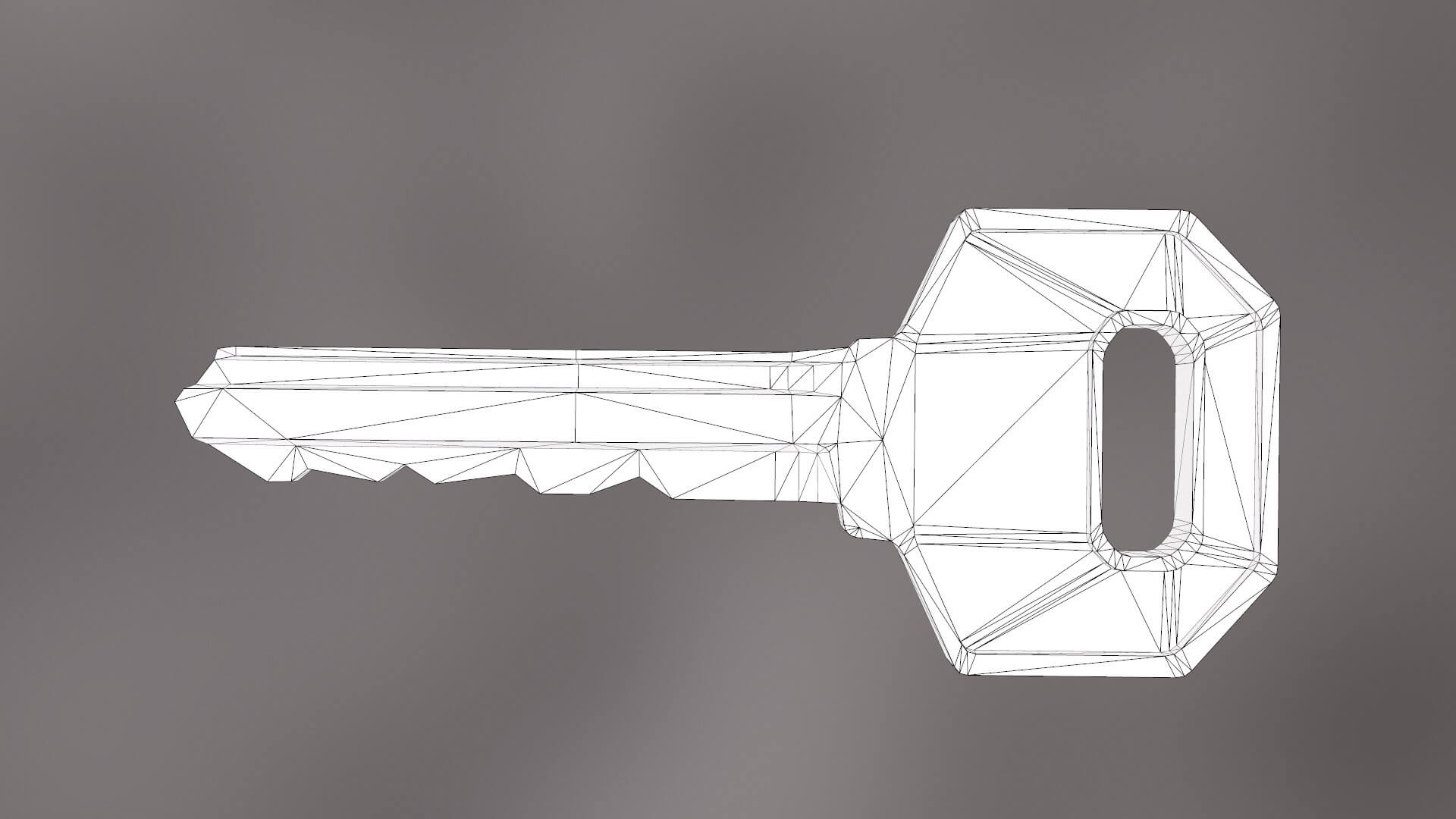 Steel Key - 3D Model by Grishmanovskij Anton