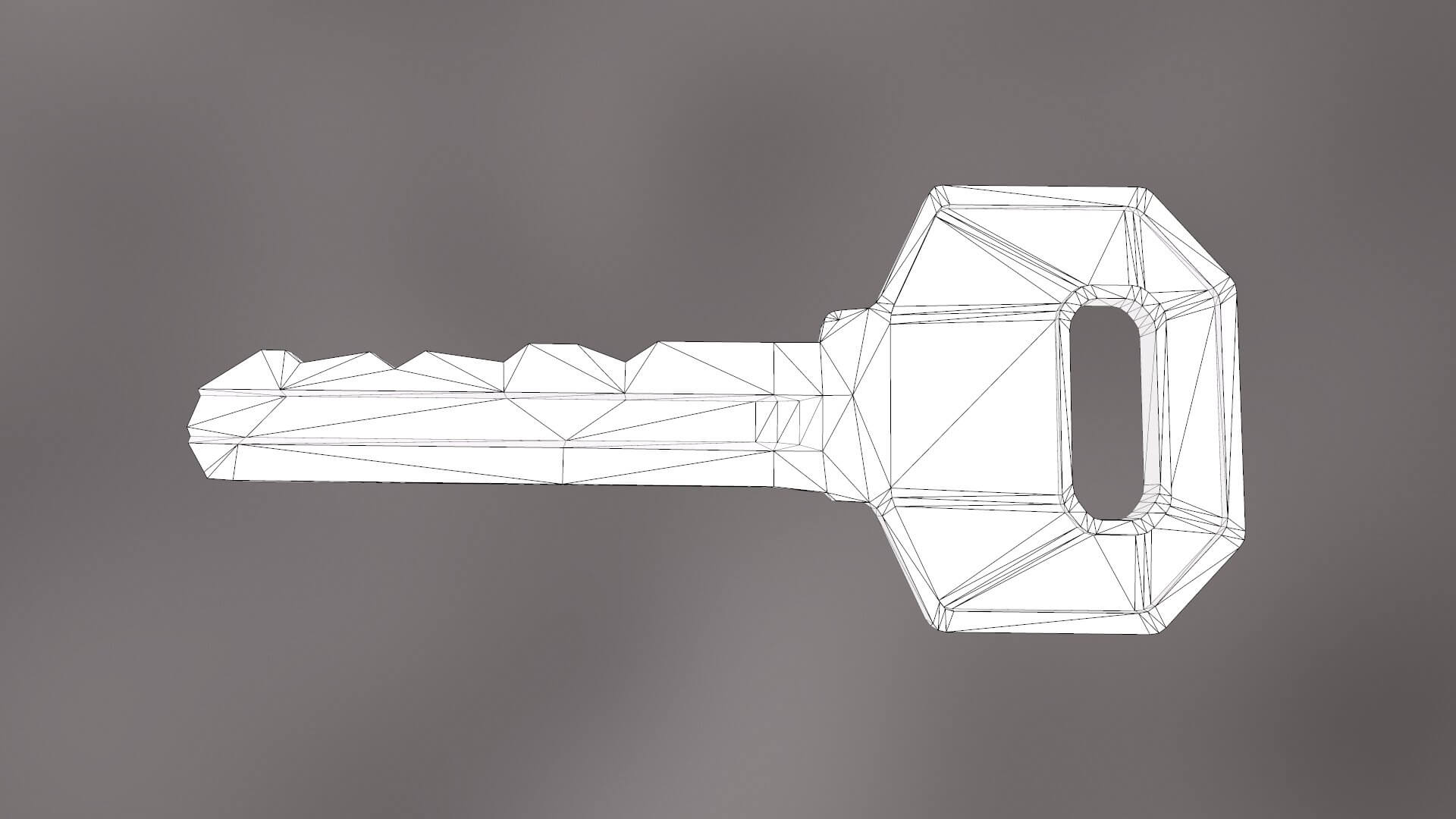 Steel Key - 3D Model by Grishmanovskij Anton