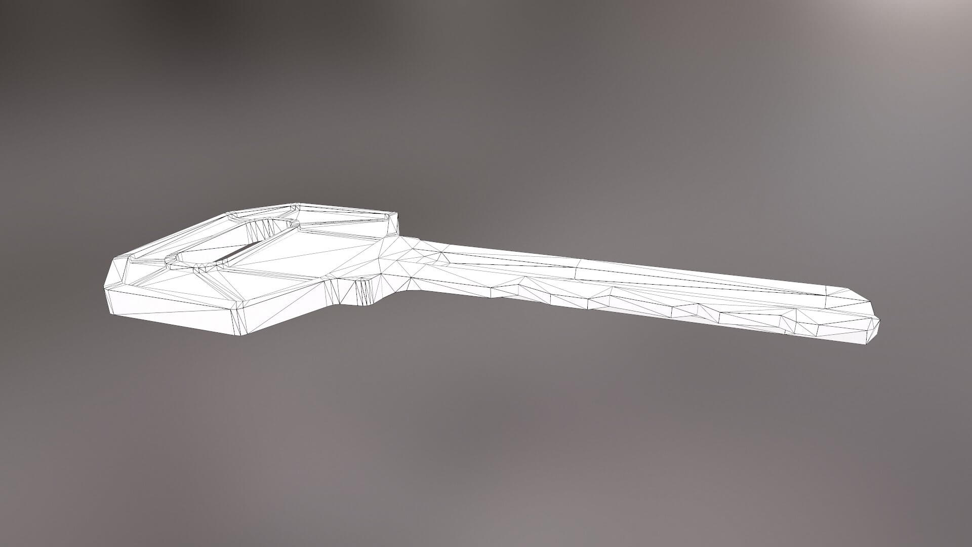 Steel Key - 3D Model by Grishmanovskij Anton