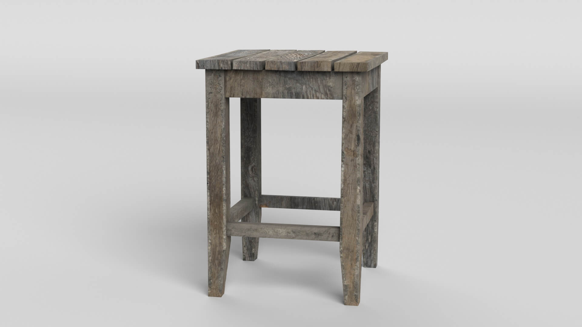Stool V2 - 3D Model by Grishmanovskij Anton