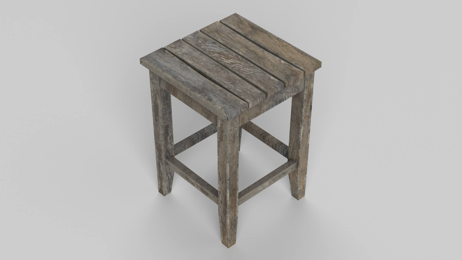 Stool V2 - 3D Model by Grishmanovskij Anton