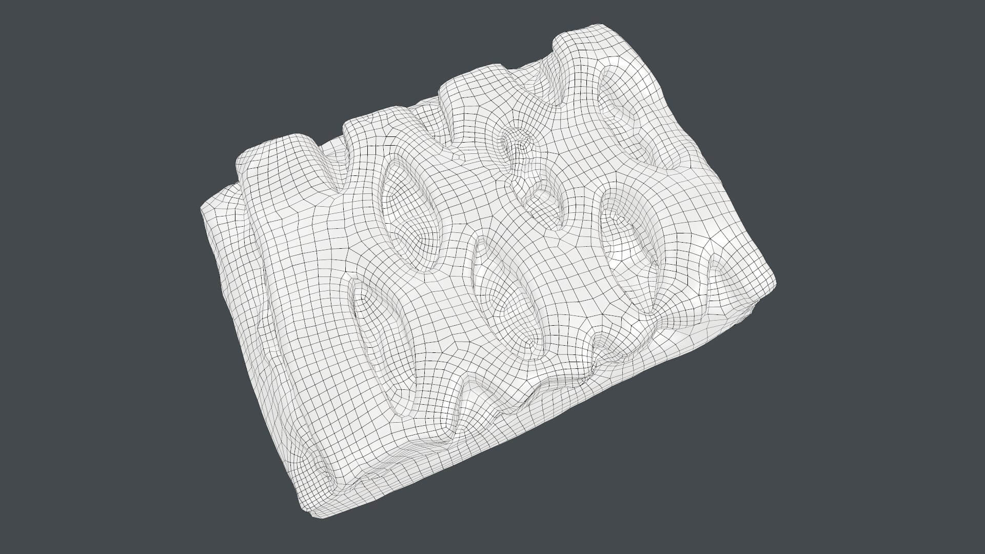 Strudel with Raisins - 3D Model by Grishmanovskij Anton