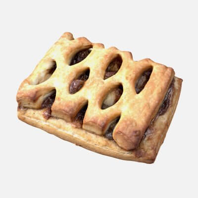 Strudel with Raisins - 3D Model by Grishmanovskij Anton