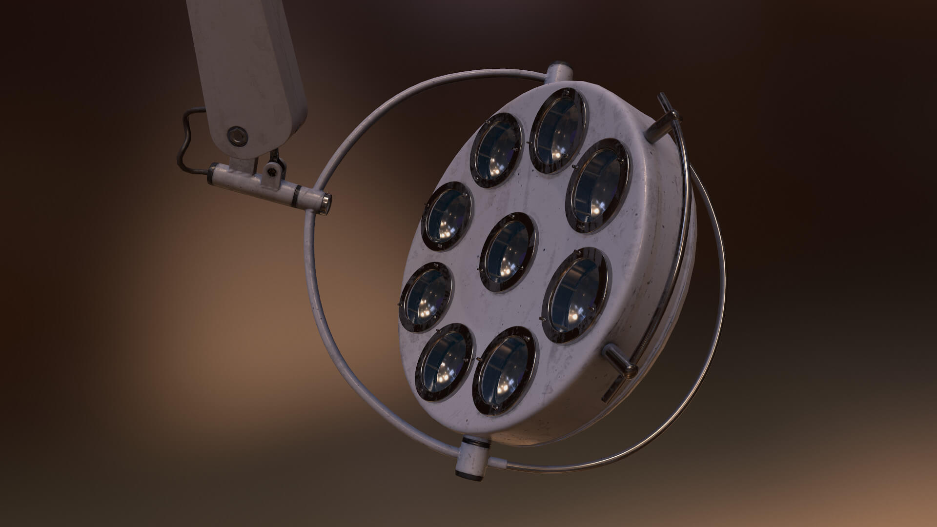 Surgical Light - 3D Model by Grishmanovskij Anton