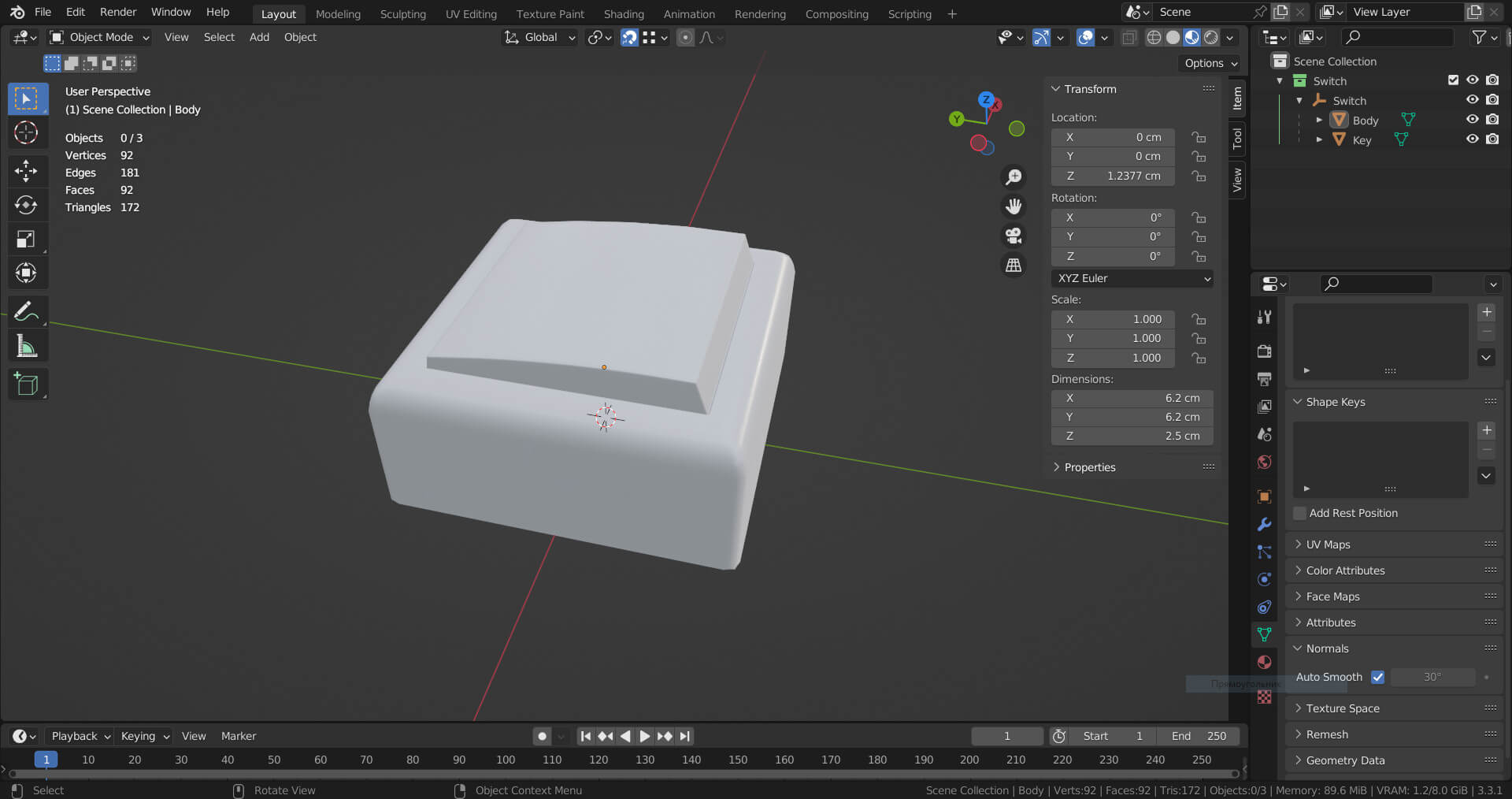 Switch - 3D Model by Grishmanovskij Anton