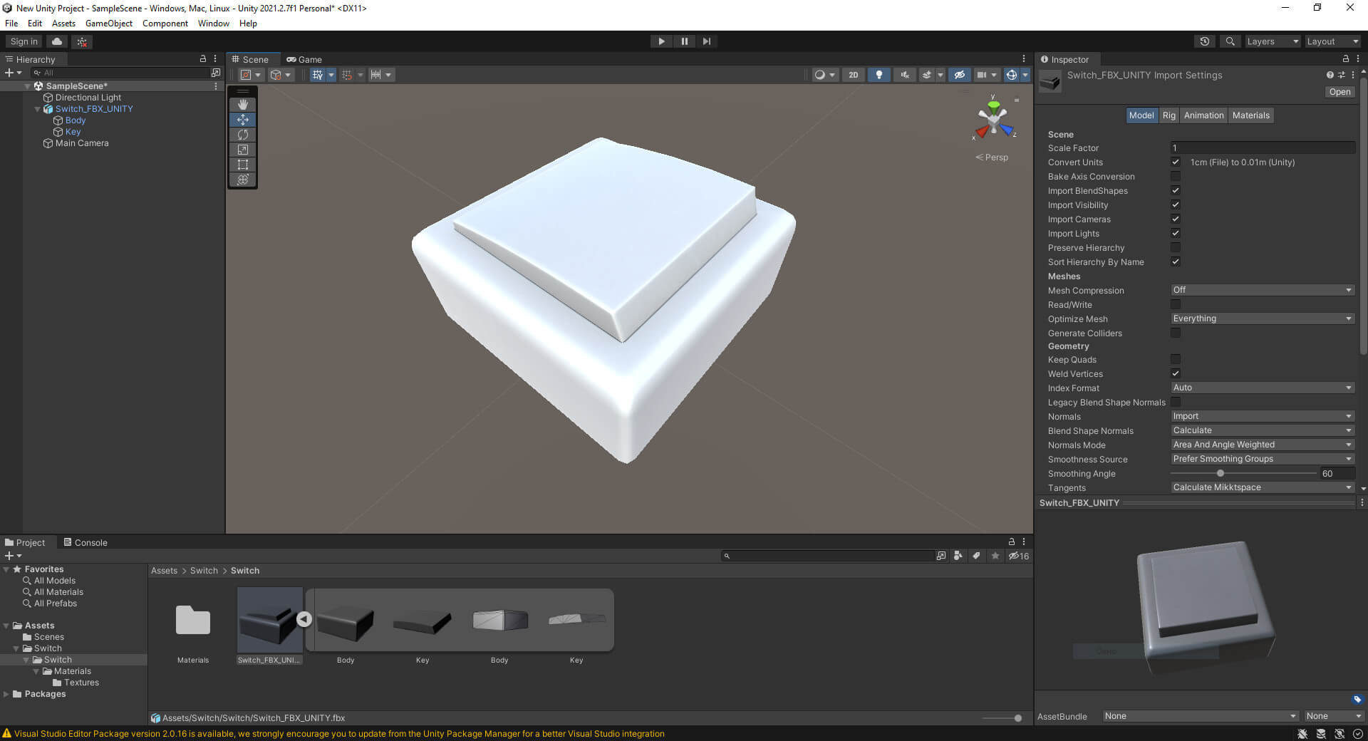 Switch - 3D Model by Grishmanovskij Anton