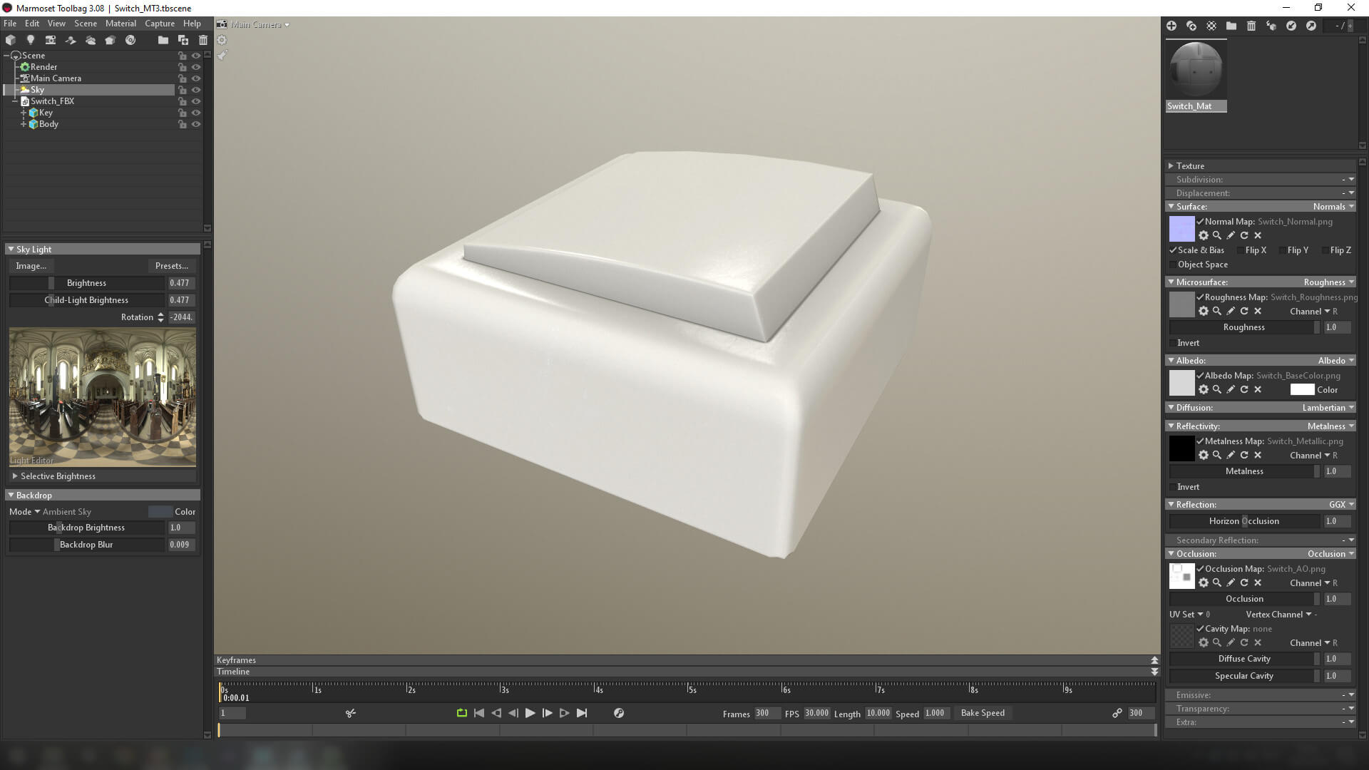 Switch - 3D Model by Grishmanovskij Anton