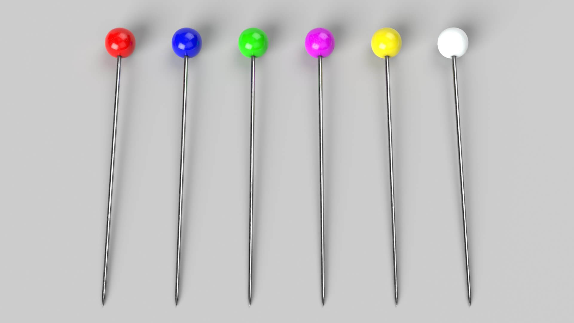 Tailor Pins - 3D Model by Grishmanovskij Anton