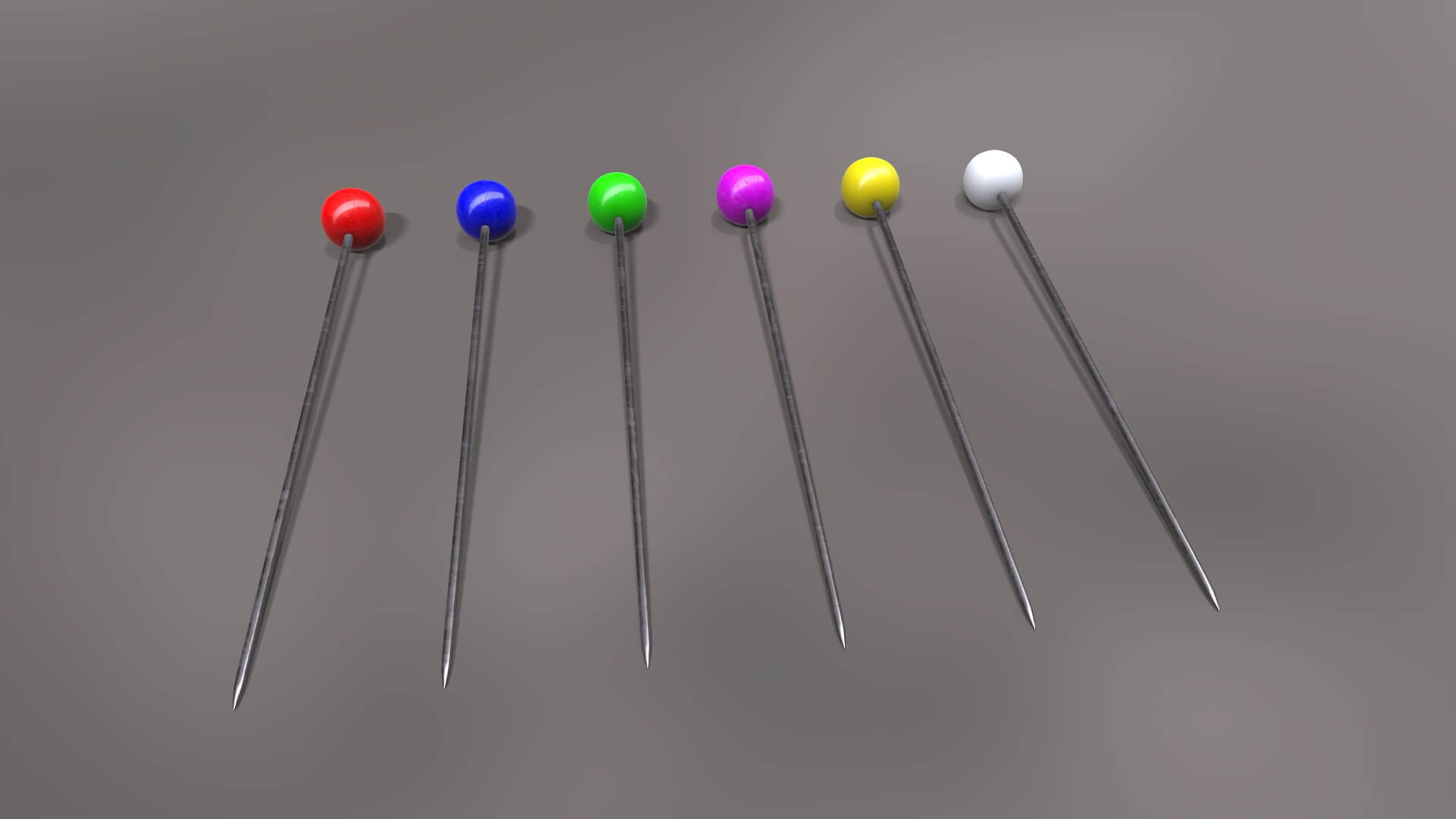 Tailor Pins - 3D Model by Grishmanovskij Anton