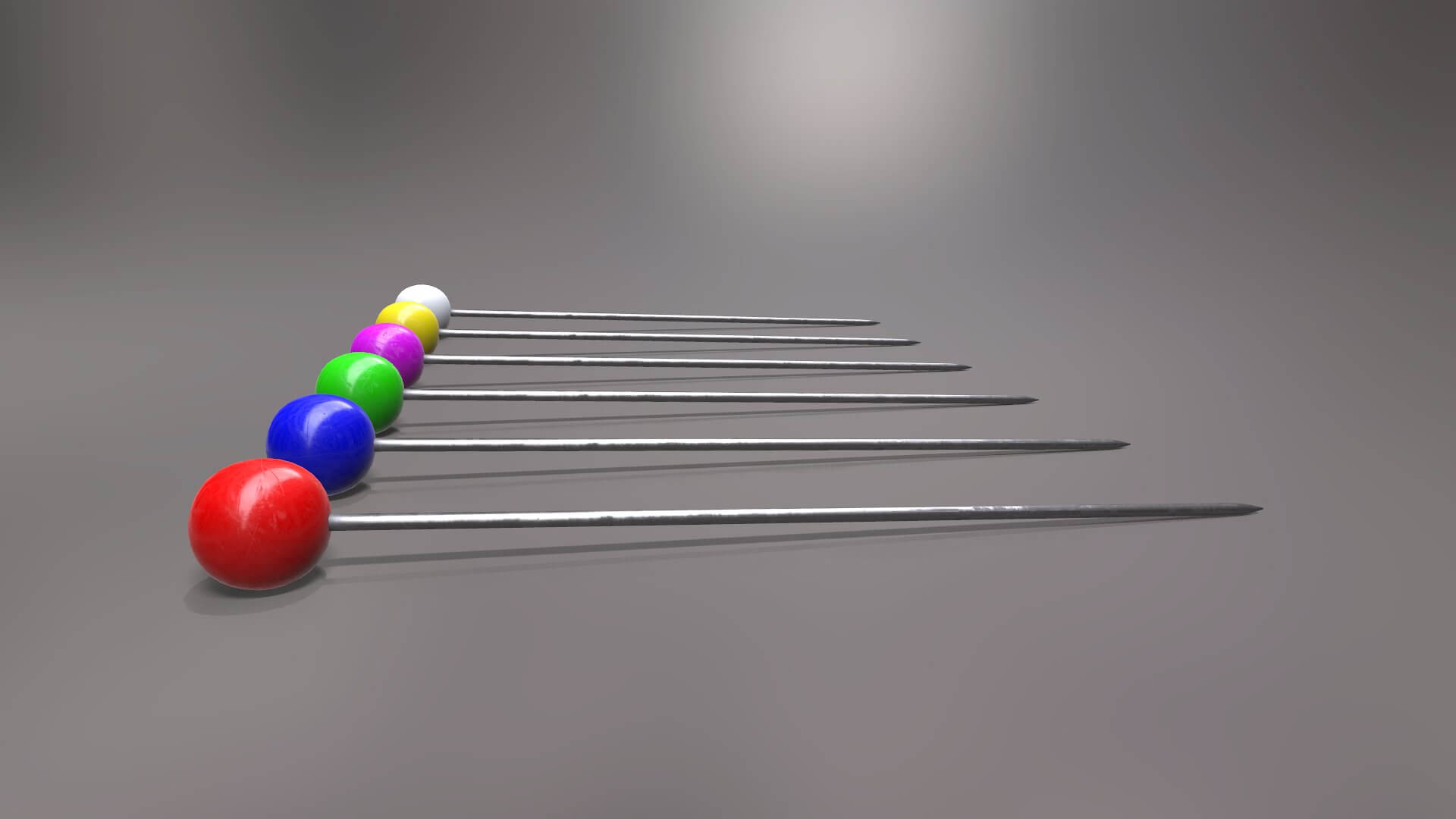 Tailor Pins - 3D Model by Grishmanovskij Anton