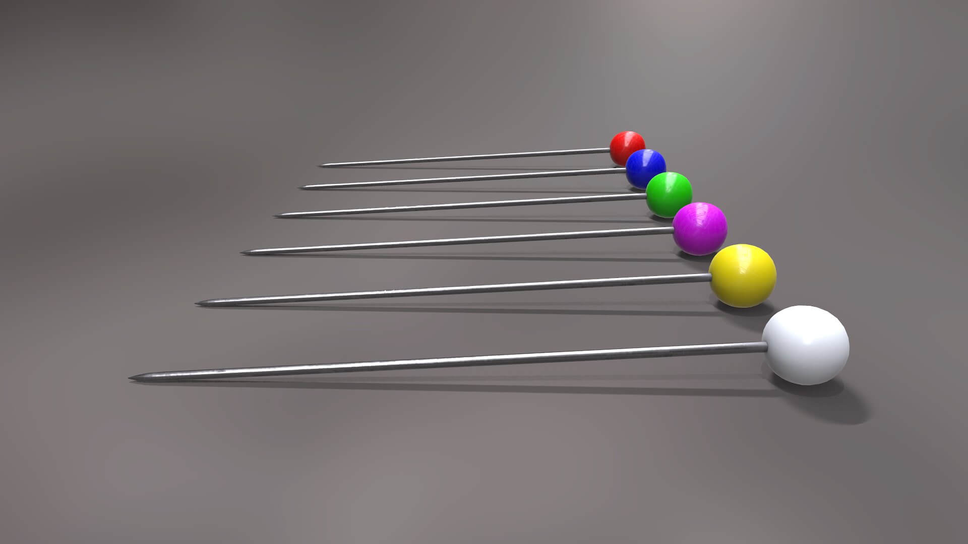 Tailor Pins - 3D Model by Grishmanovskij Anton