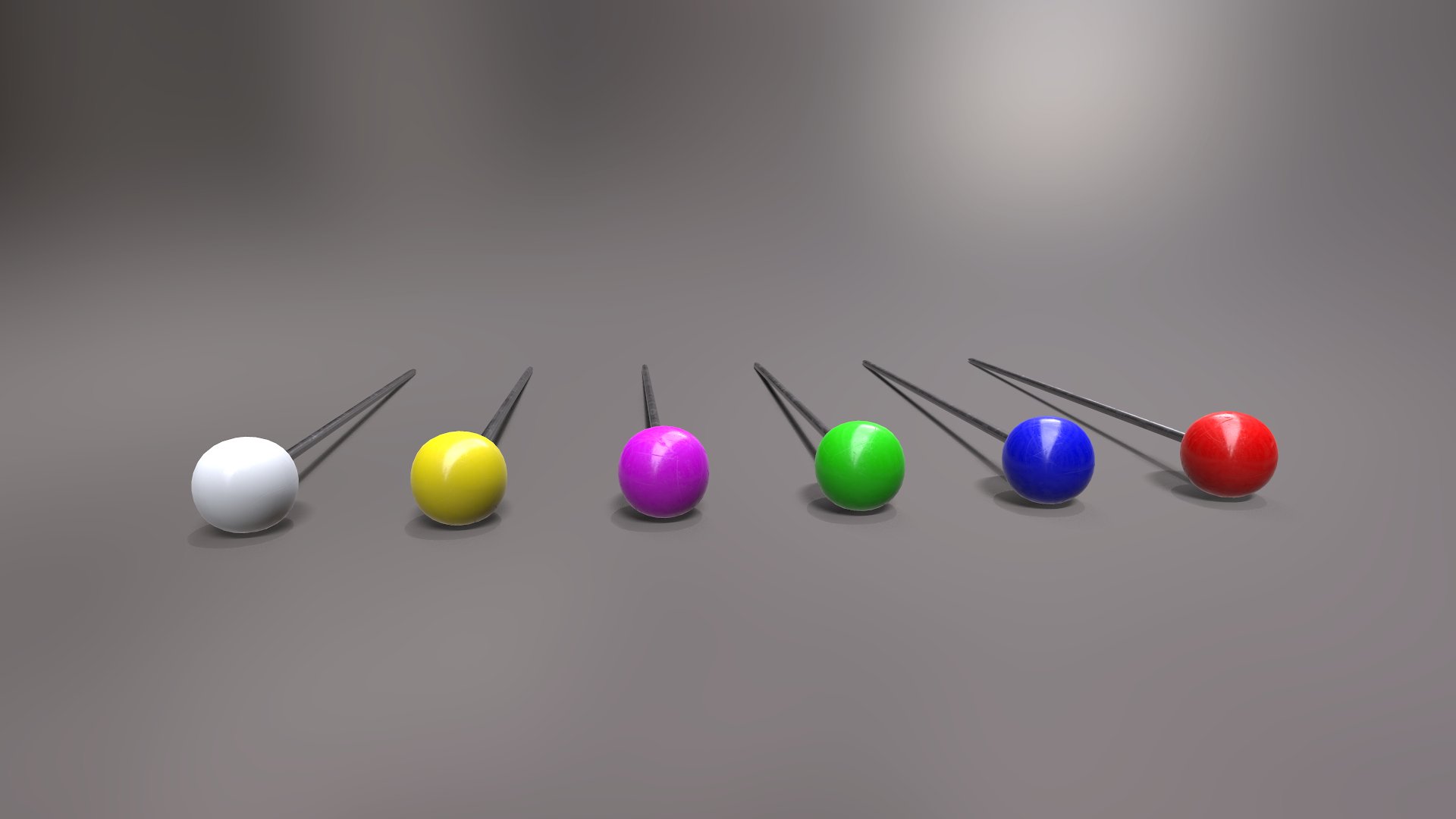 Tailor Pins - 3D Model by Grishmanovskij Anton