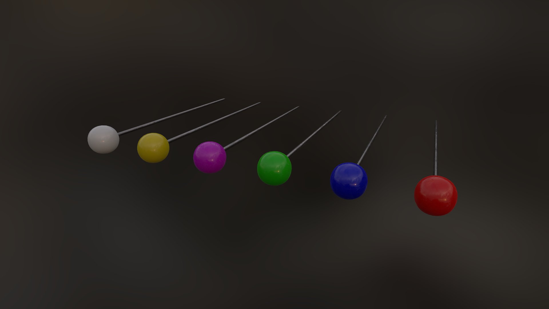 Tailor Pins - 3D Model by Grishmanovskij Anton