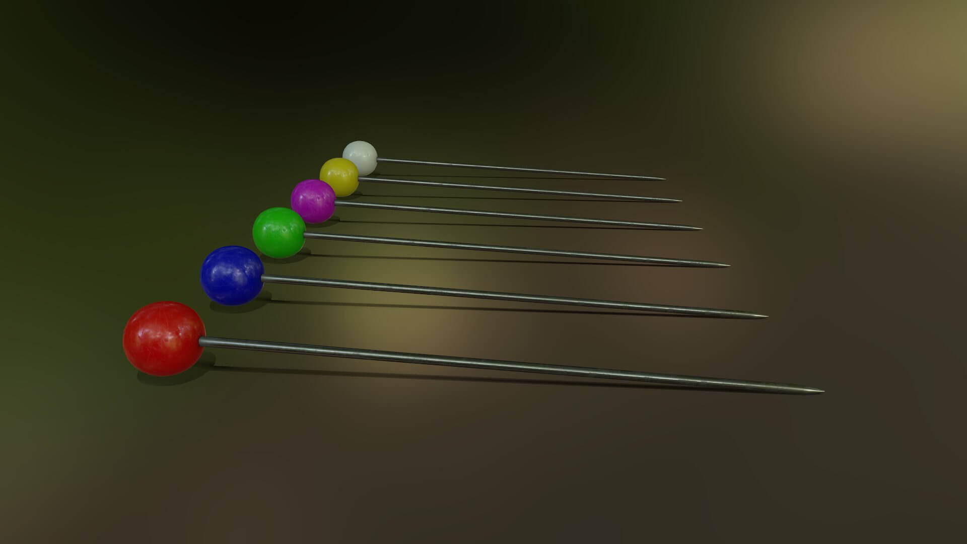 Tailor Pins - 3D Model by Grishmanovskij Anton