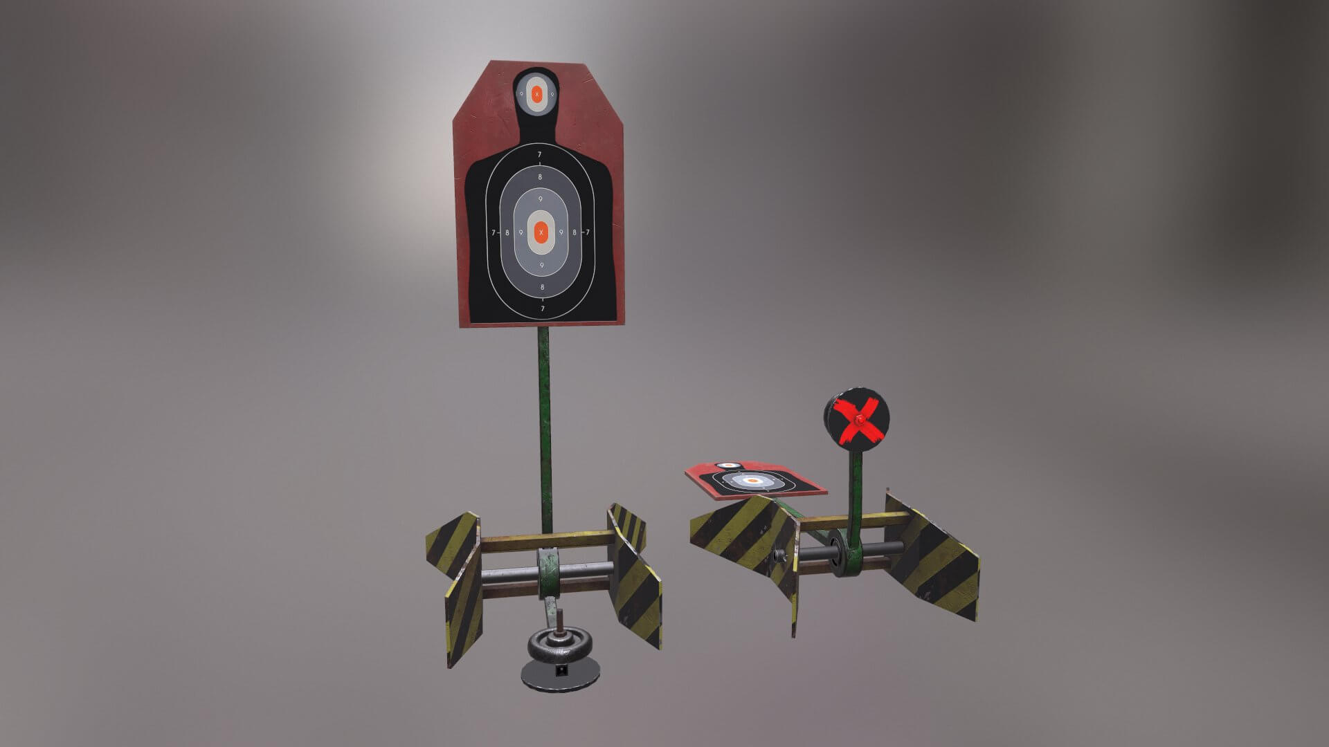 Target Human Figure - 3D Model by Grishmanovskij Anton