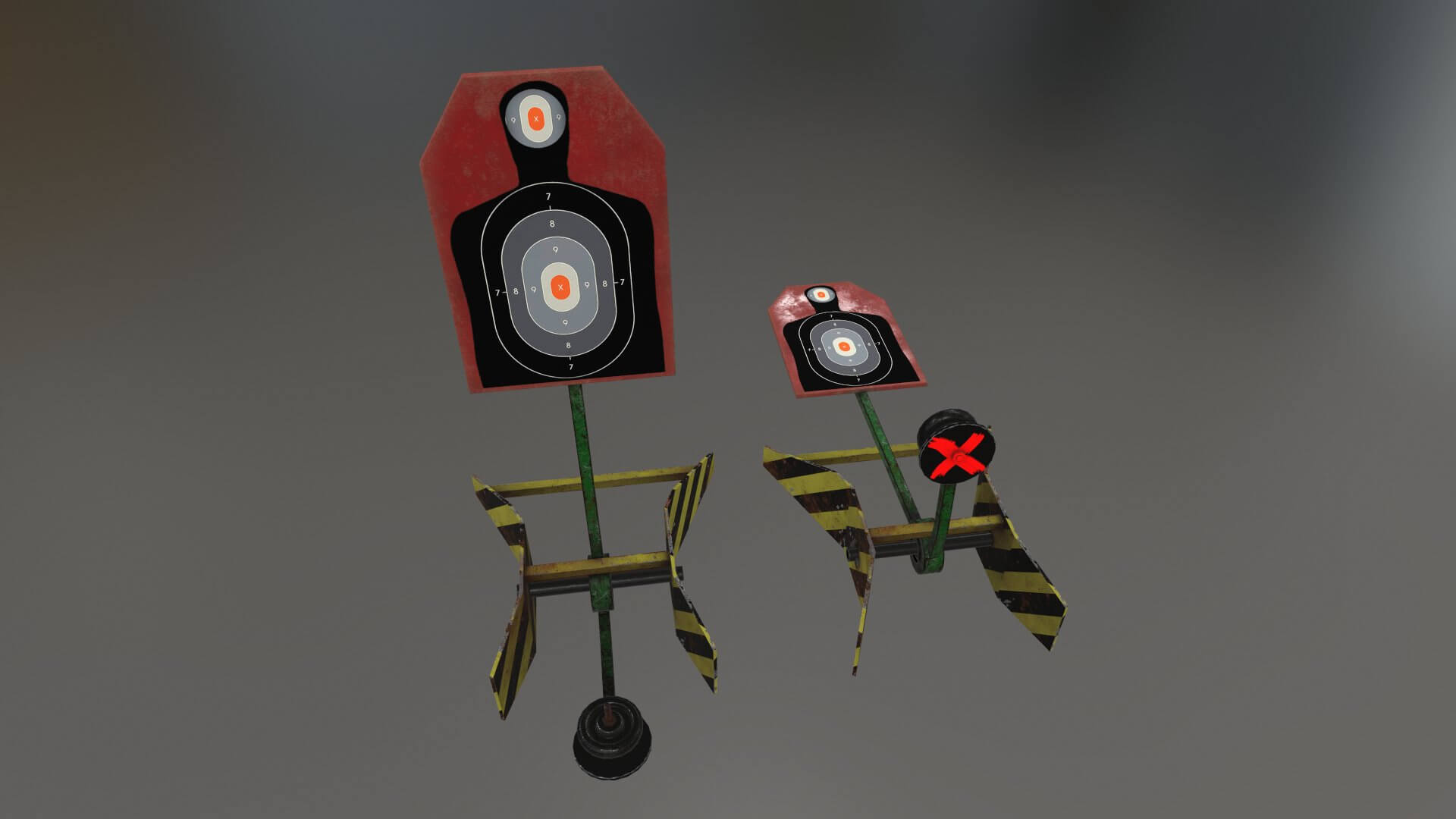 Target Human Figure - 3D Model by Grishmanovskij Anton