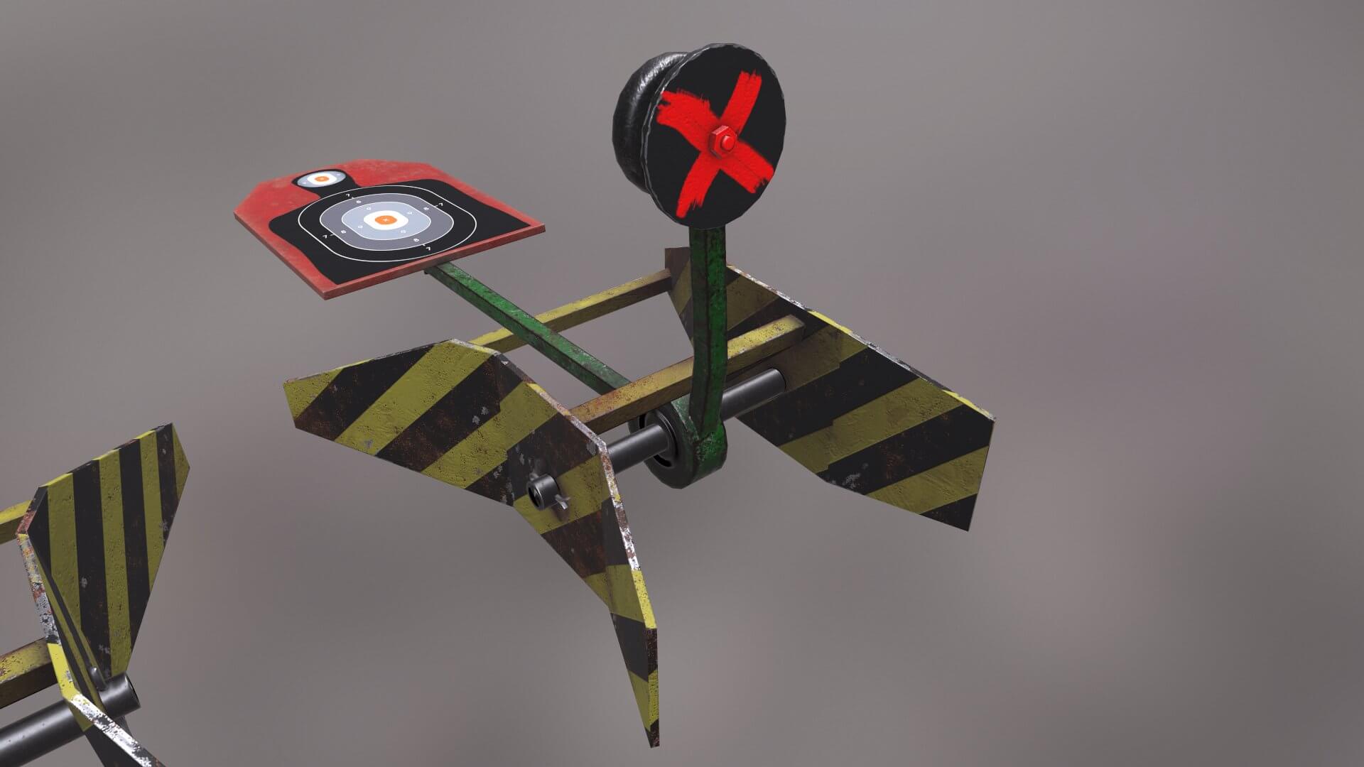 Target Human Figure - 3D Model by Grishmanovskij Anton