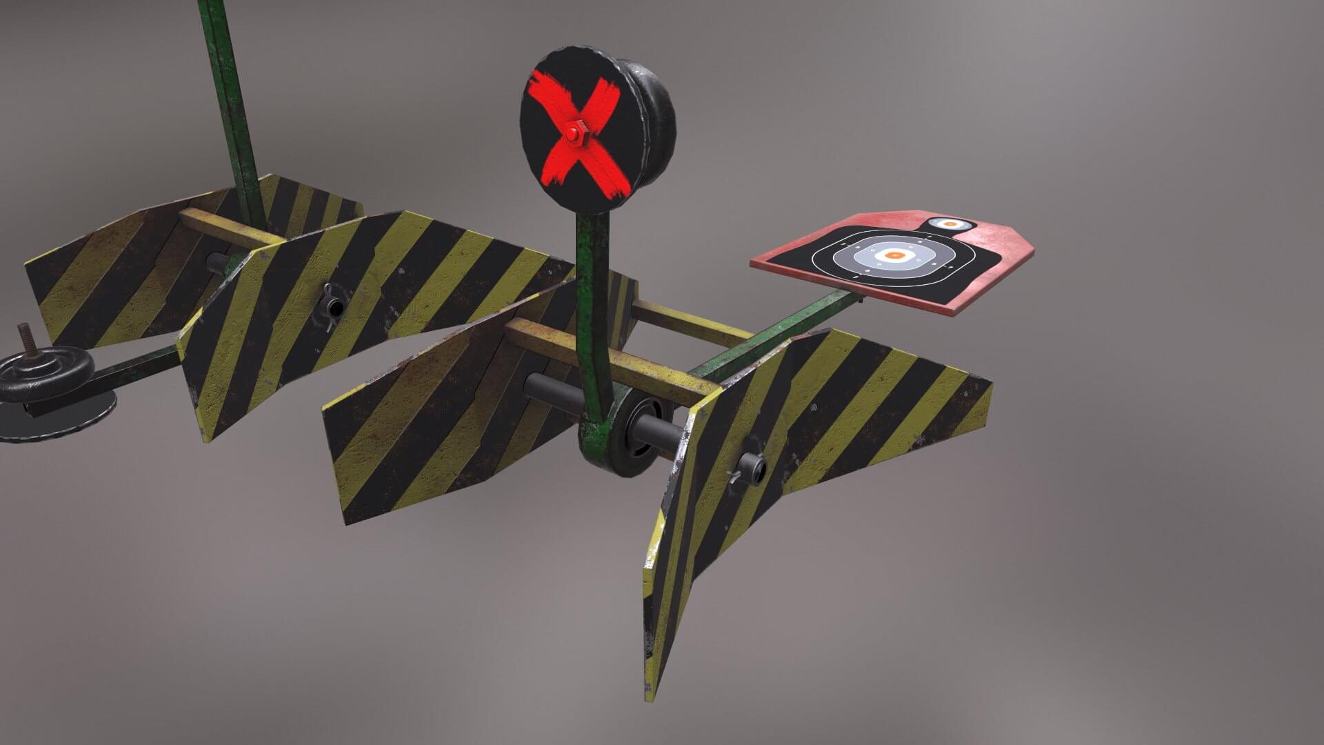 Target Human Figure - 3D Model by Grishmanovskij Anton