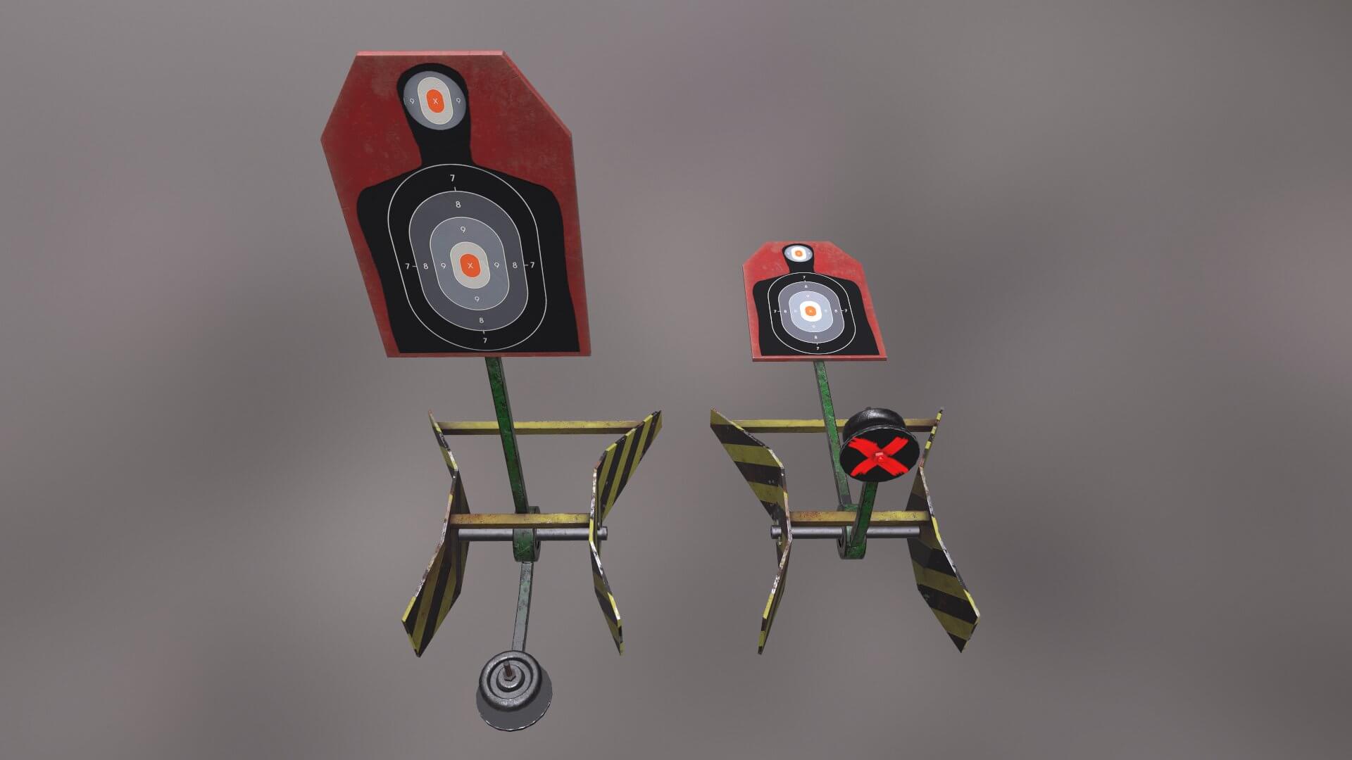 Target Human Figure - 3D Model by Grishmanovskij Anton