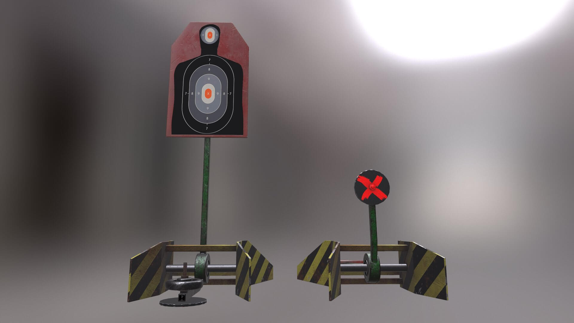 Target Human Figure - 3D Model by Grishmanovskij Anton