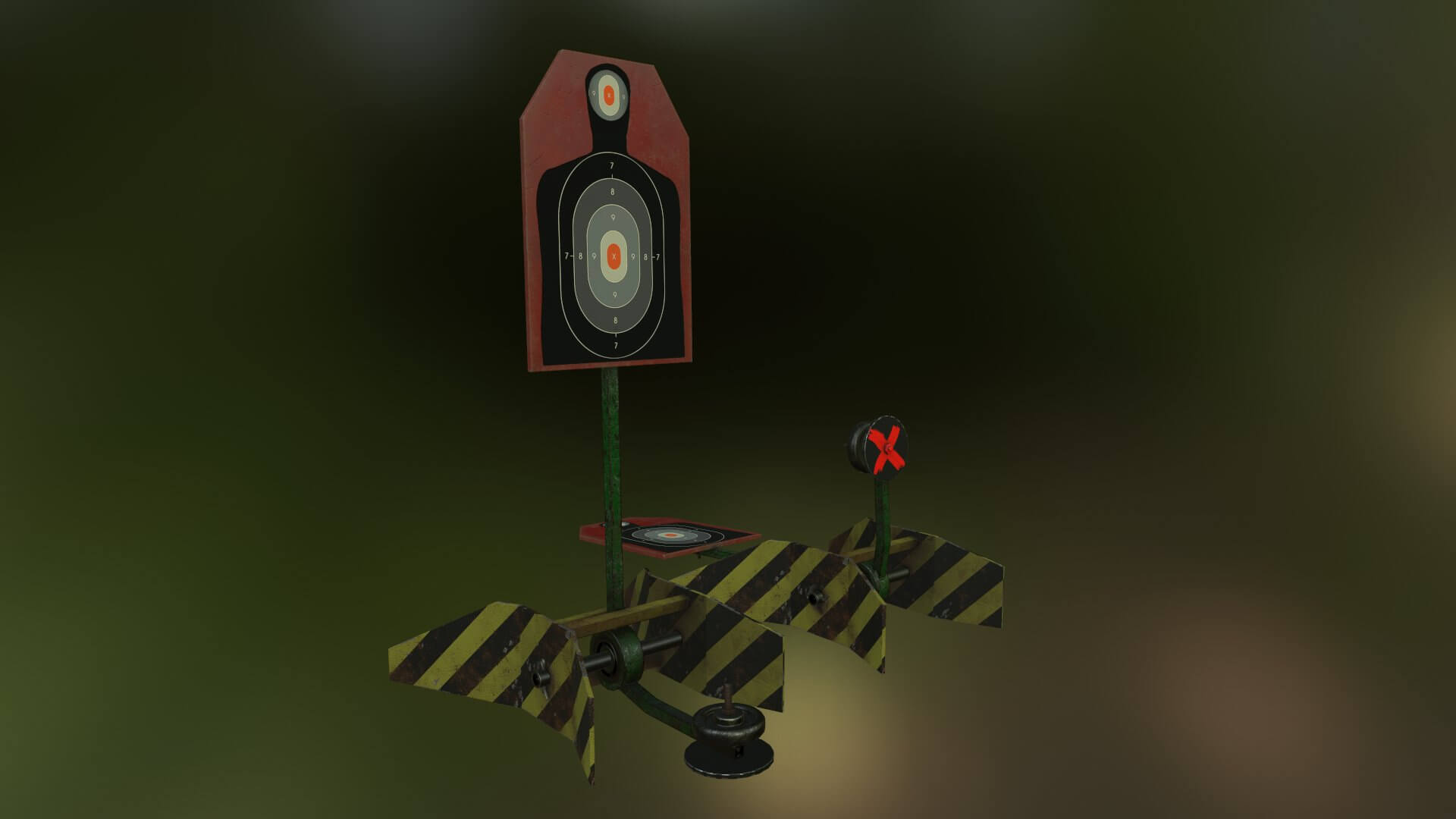 Target Human Figure - 3D Model by Grishmanovskij Anton