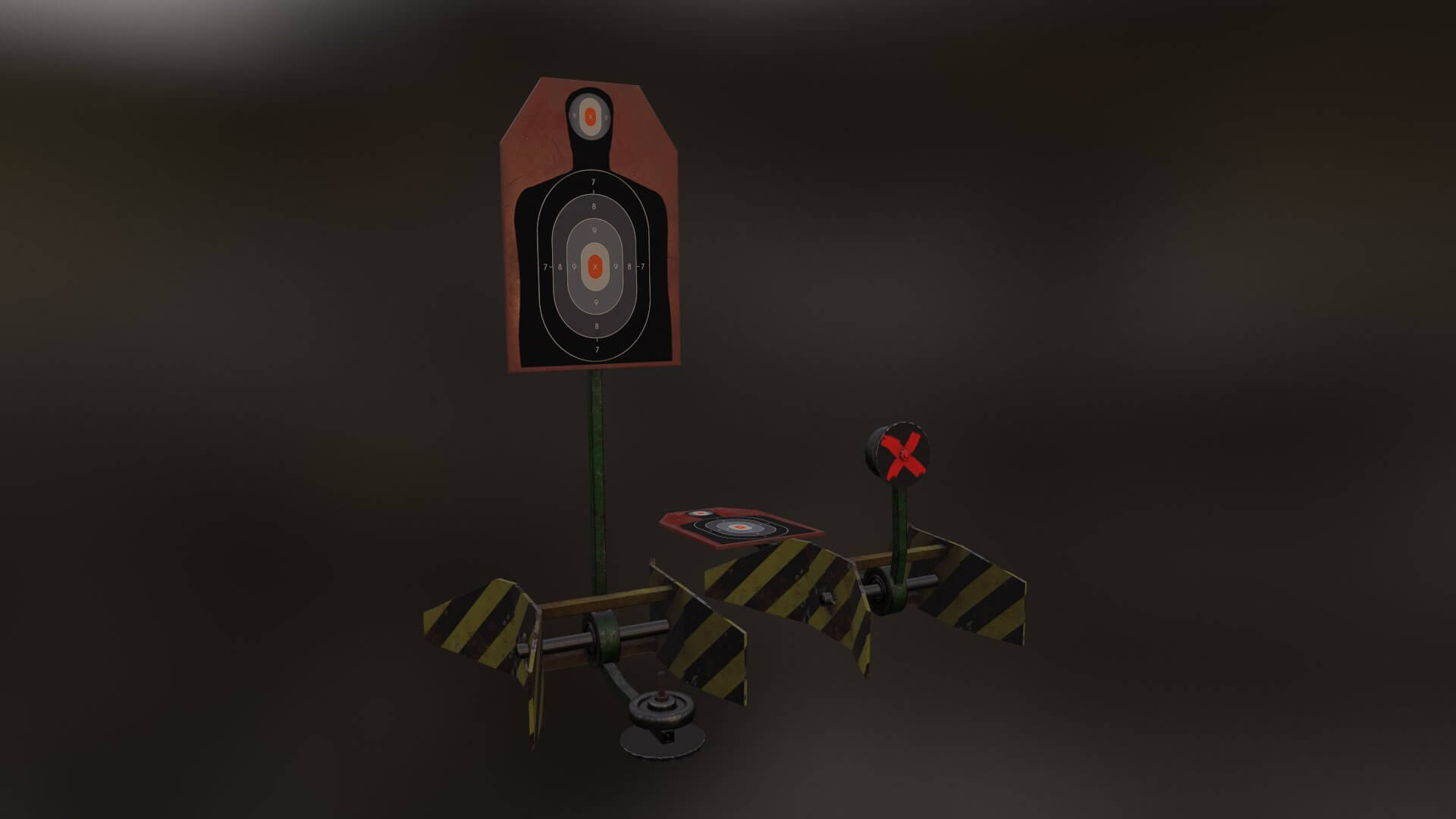 Target Human Figure - 3D Model by Grishmanovskij Anton