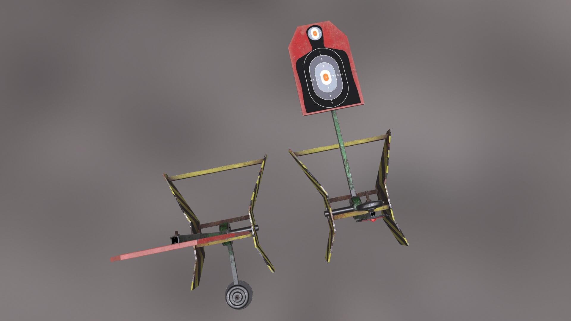 Target Human Figure - 3D Model by Grishmanovskij Anton