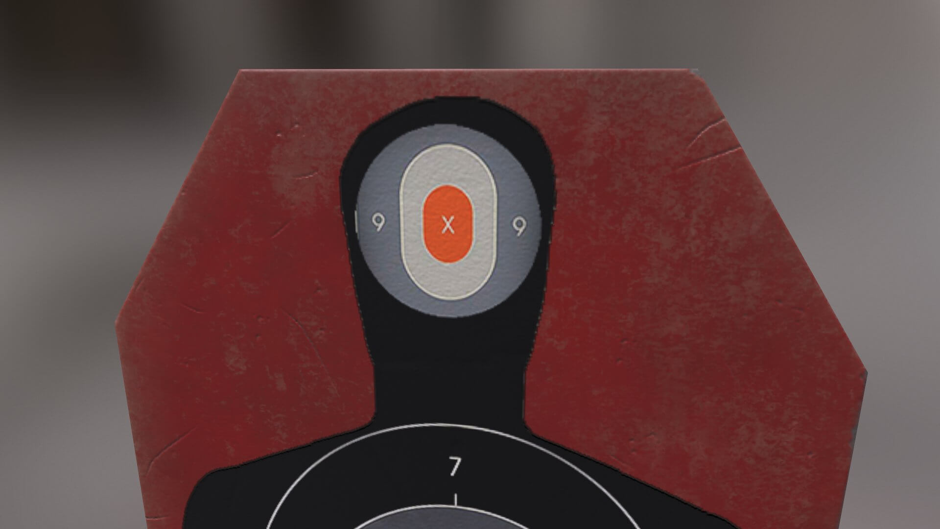 Target Human Figure - 3D Model by Grishmanovskij Anton