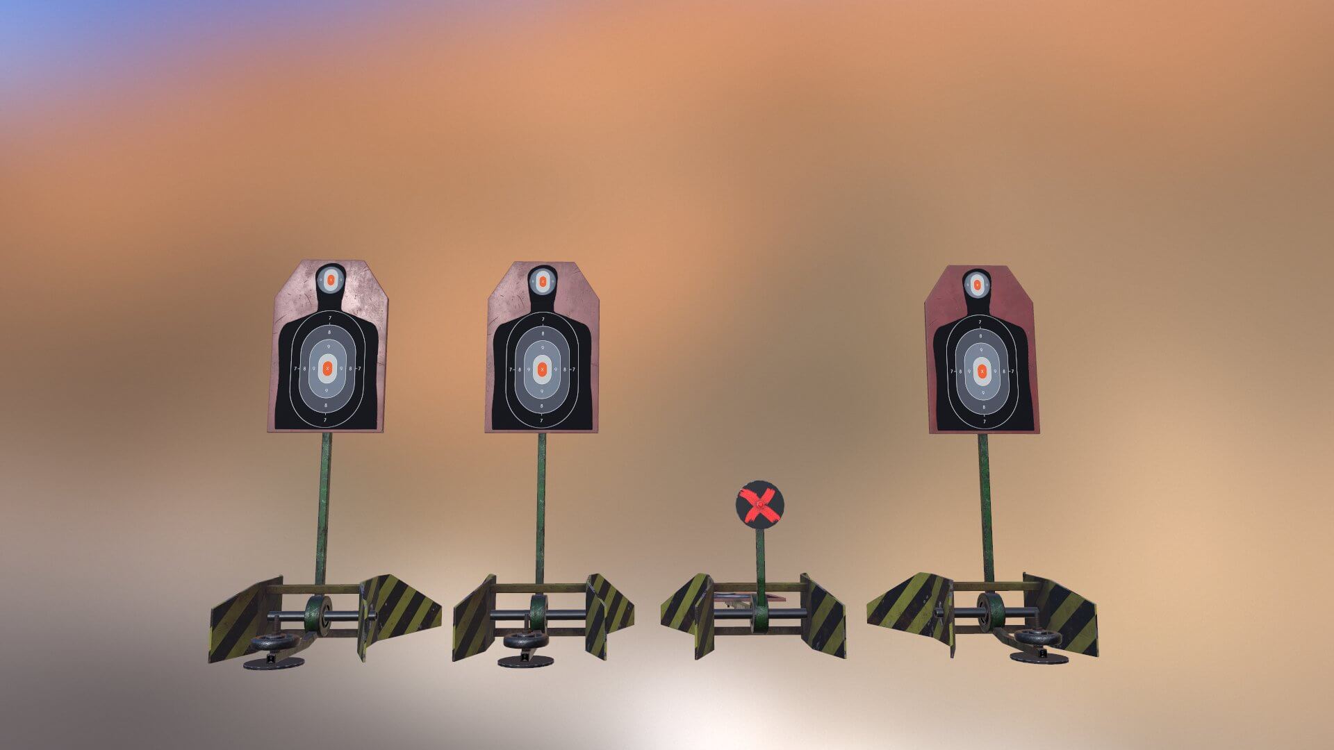 Target Human Figure - 3D Model by Grishmanovskij Anton