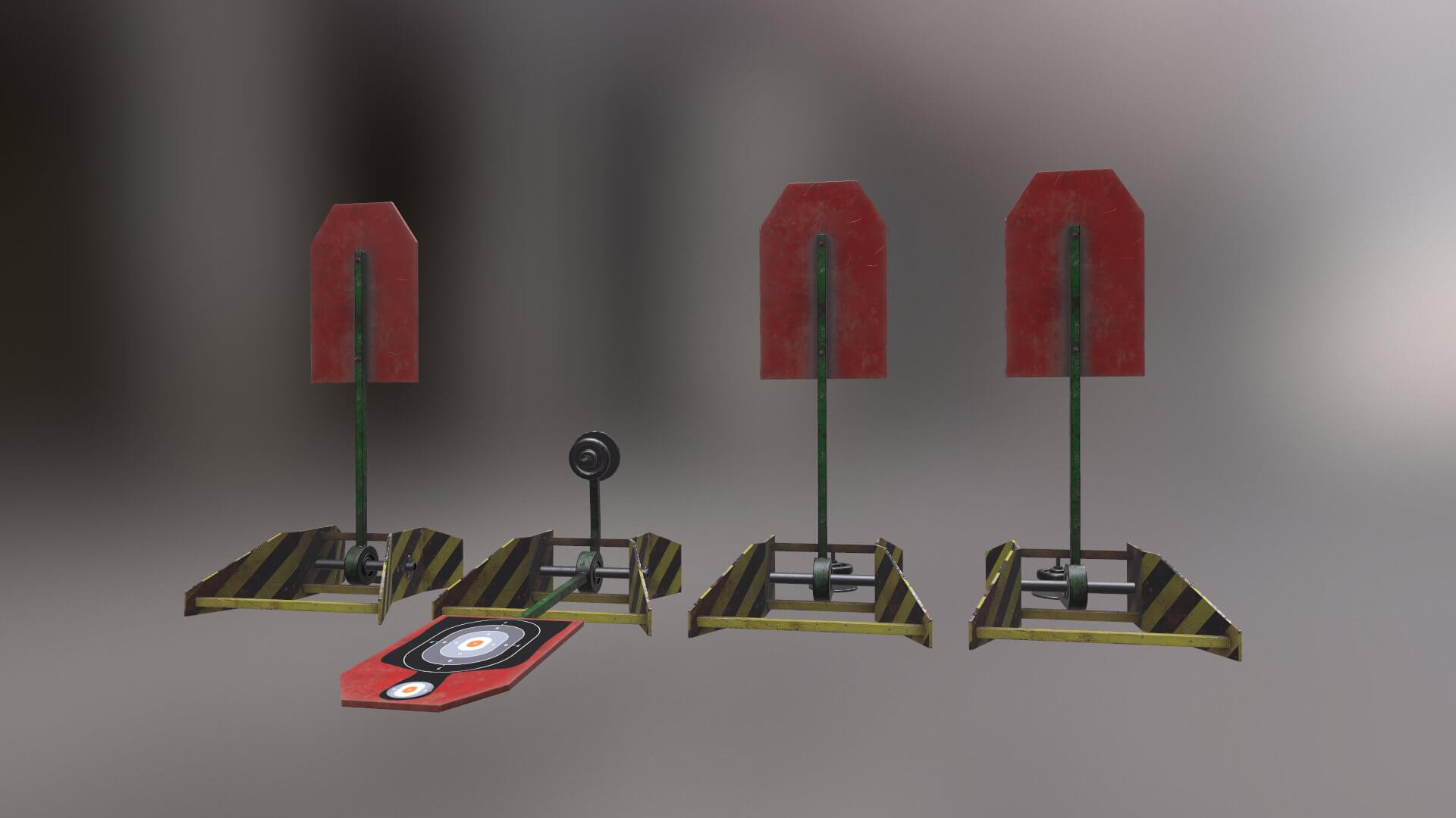 Target Human Figure - 3D Model by Grishmanovskij Anton