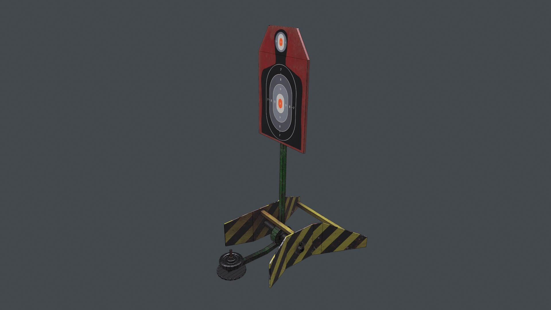 Target Human Figure - 3D Model by Grishmanovskij Anton