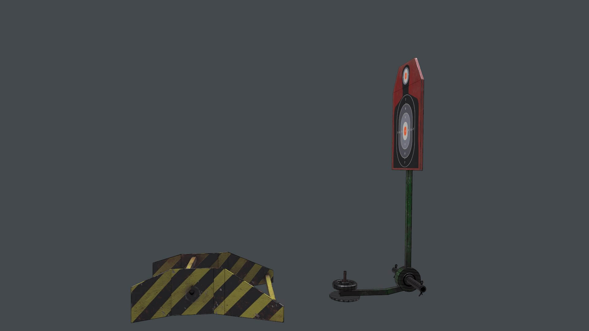 Target Human Figure - 3D Model by Grishmanovskij Anton