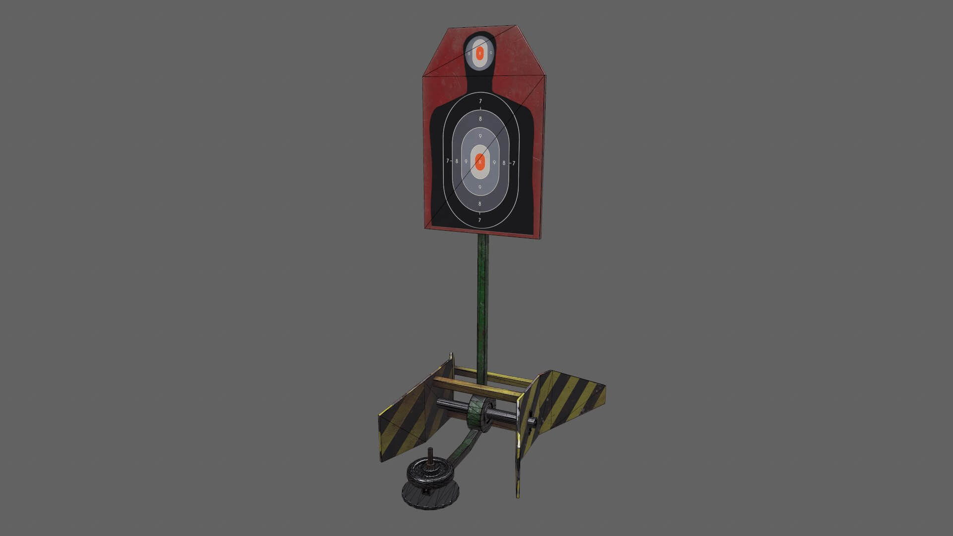 Target Human Figure - 3D Model by Grishmanovskij Anton