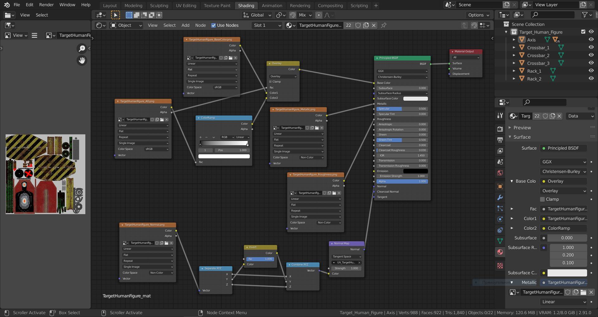 Target Human Figure - 3D Model by Grishmanovskij Anton