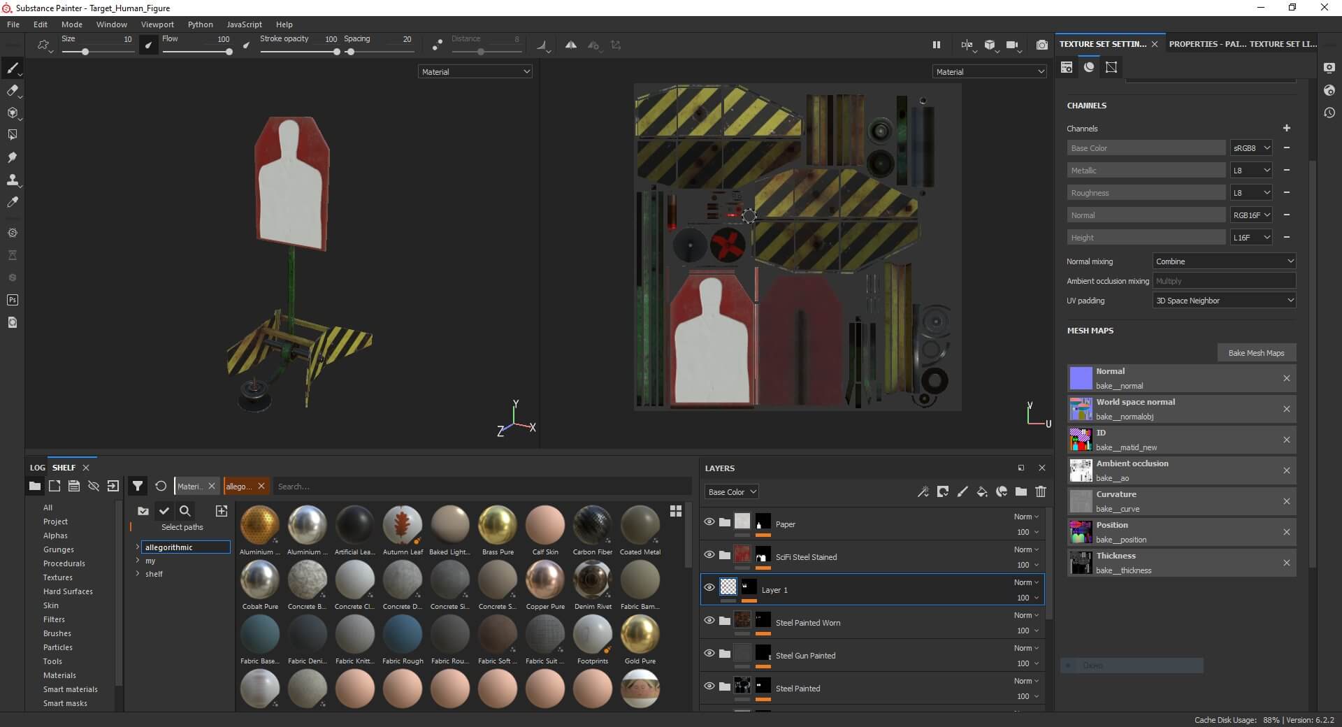 Target Human Figure - 3D Model by Grishmanovskij Anton