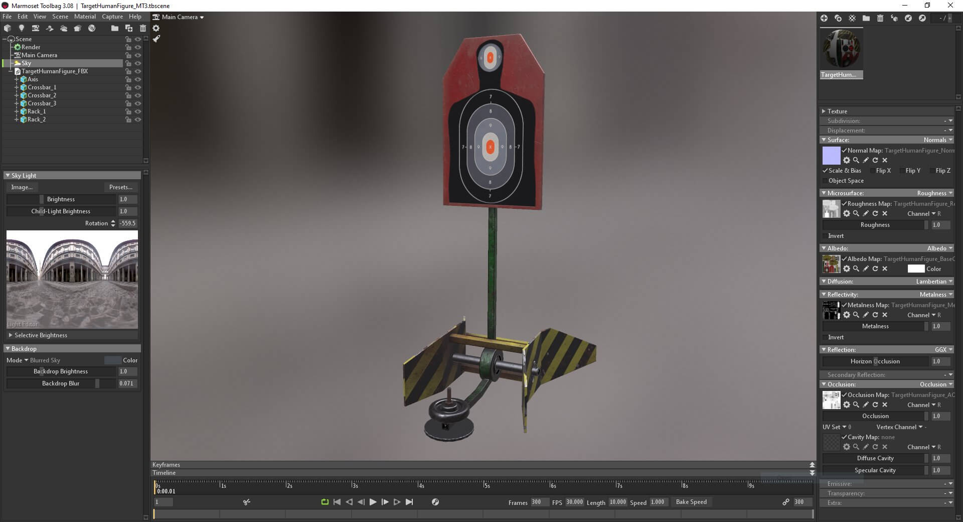 Target Human Figure - 3D Model by Grishmanovskij Anton