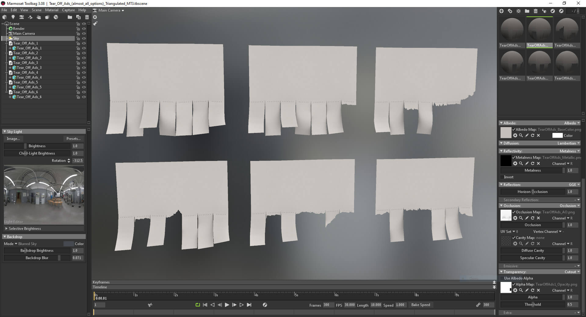 Tear Off Ads - 3D Model by Grishmanovskij Anton