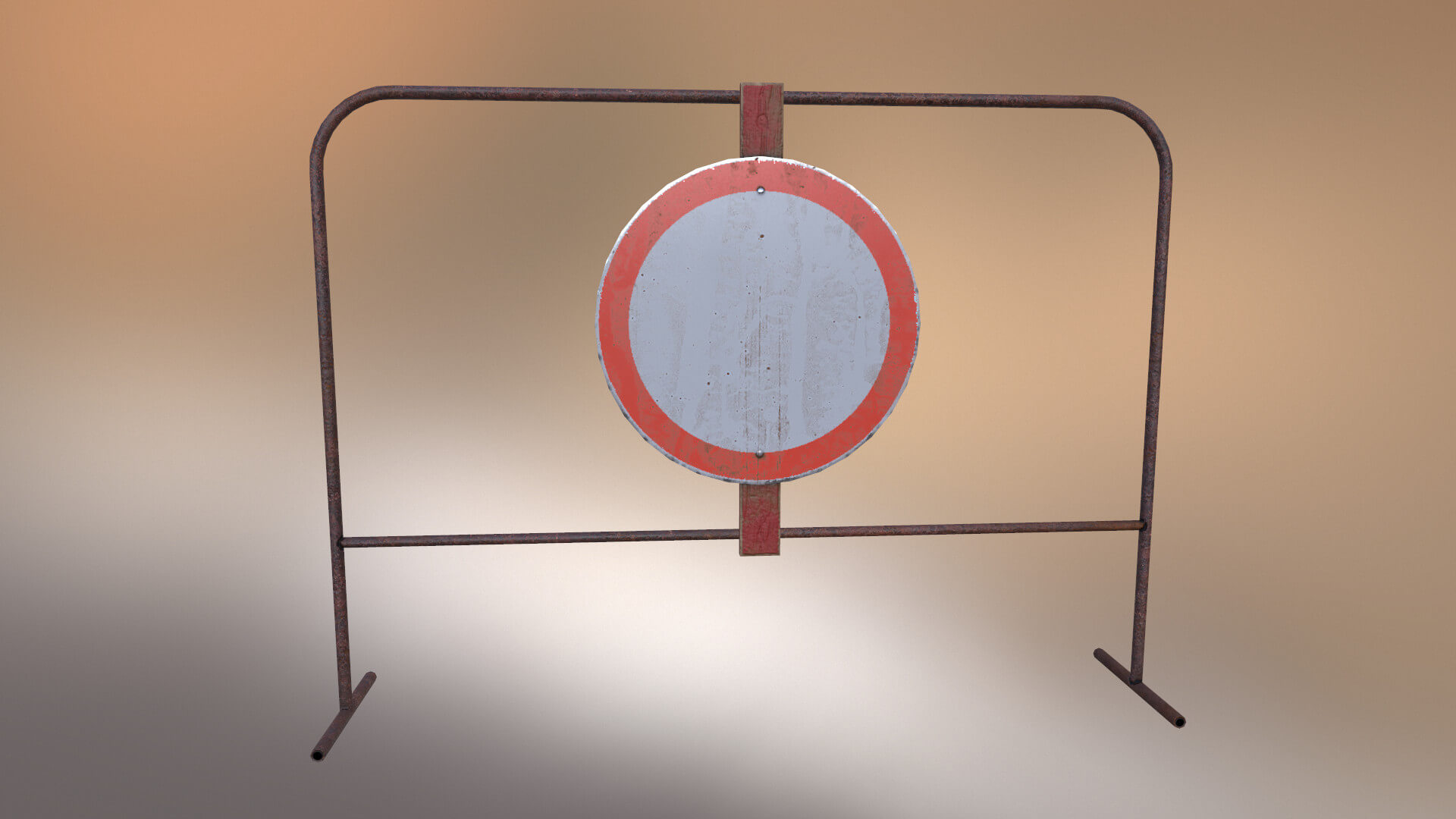 Temporary Traffic Signs - 3D Model by Grishmanovskij Anton