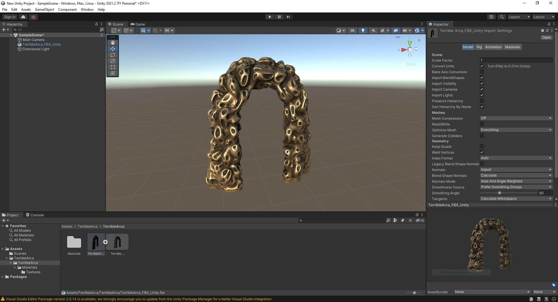 Terrible Arch - 3D Model by Grishmanovskij Anton