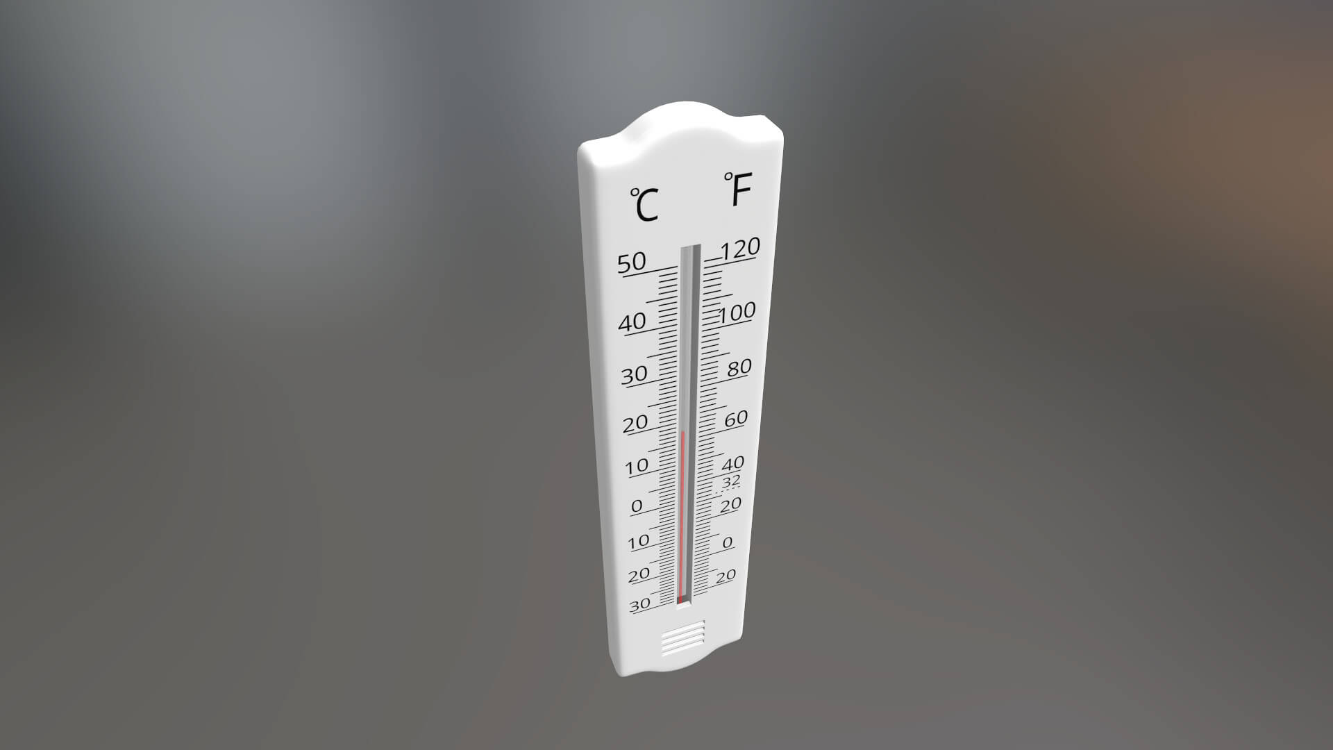 Thermometer - 3D Model by Grishmanovskij Anton