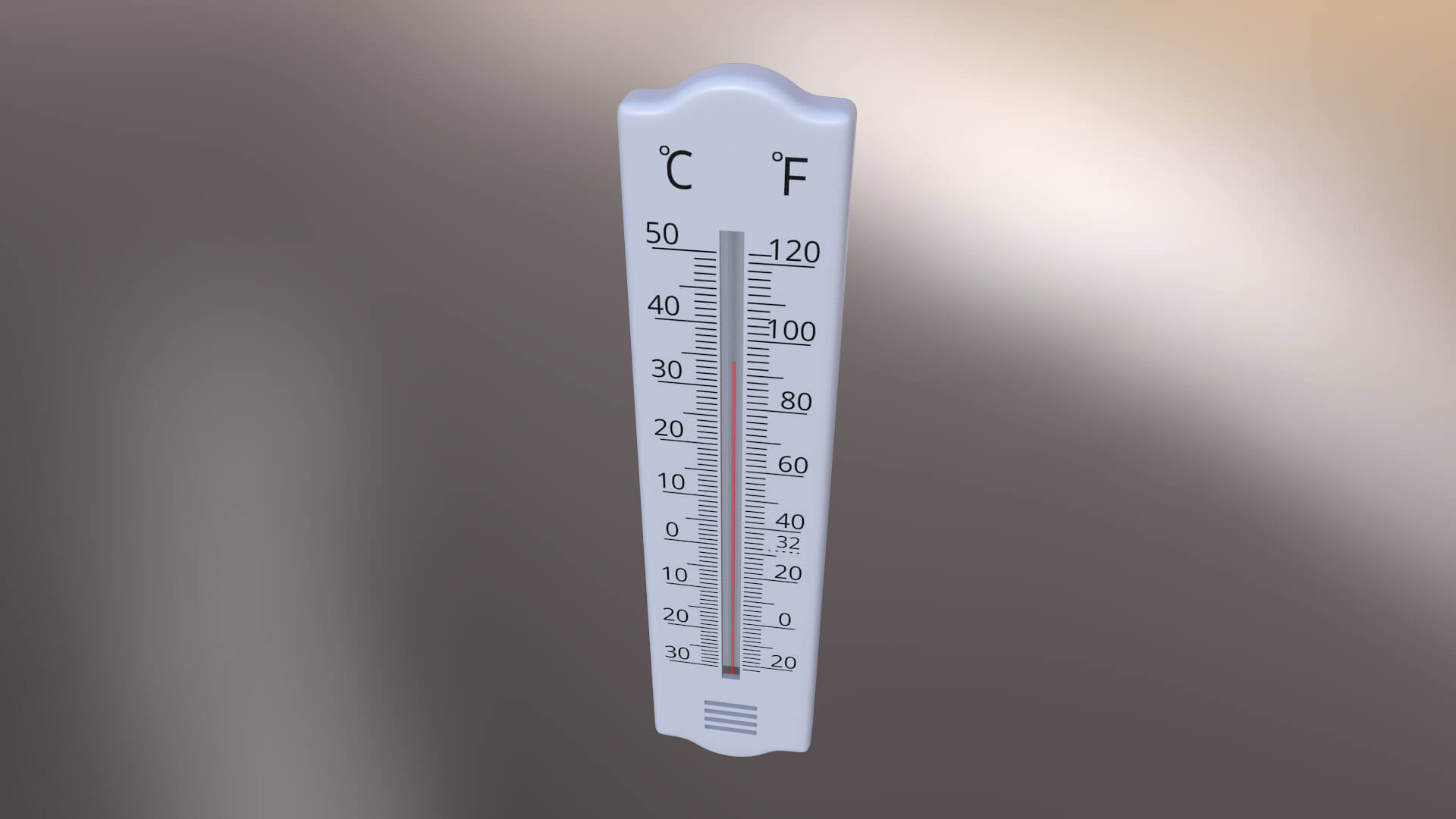 Thermometer - 3D Model by Grishmanovskij Anton