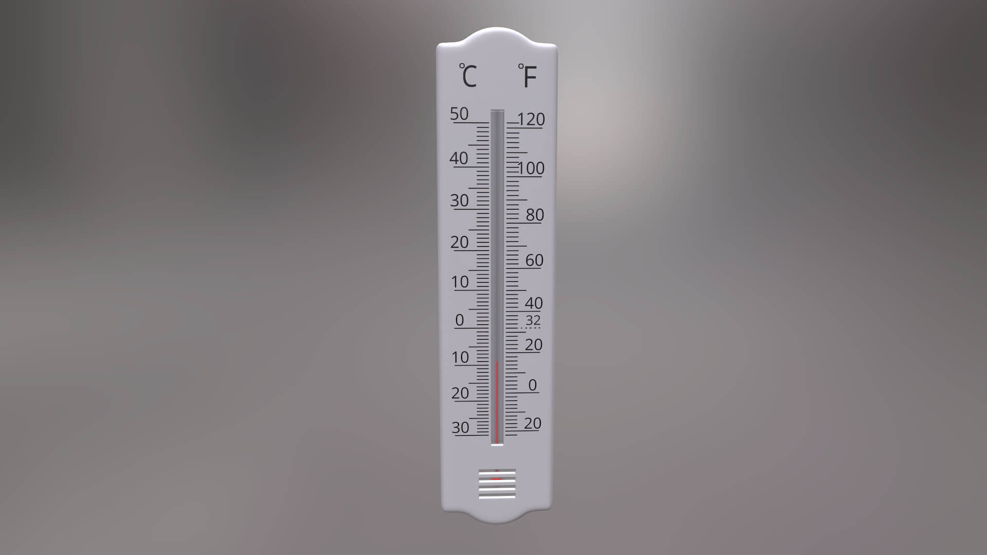 Thermometer - 3D Model by Grishmanovskij Anton