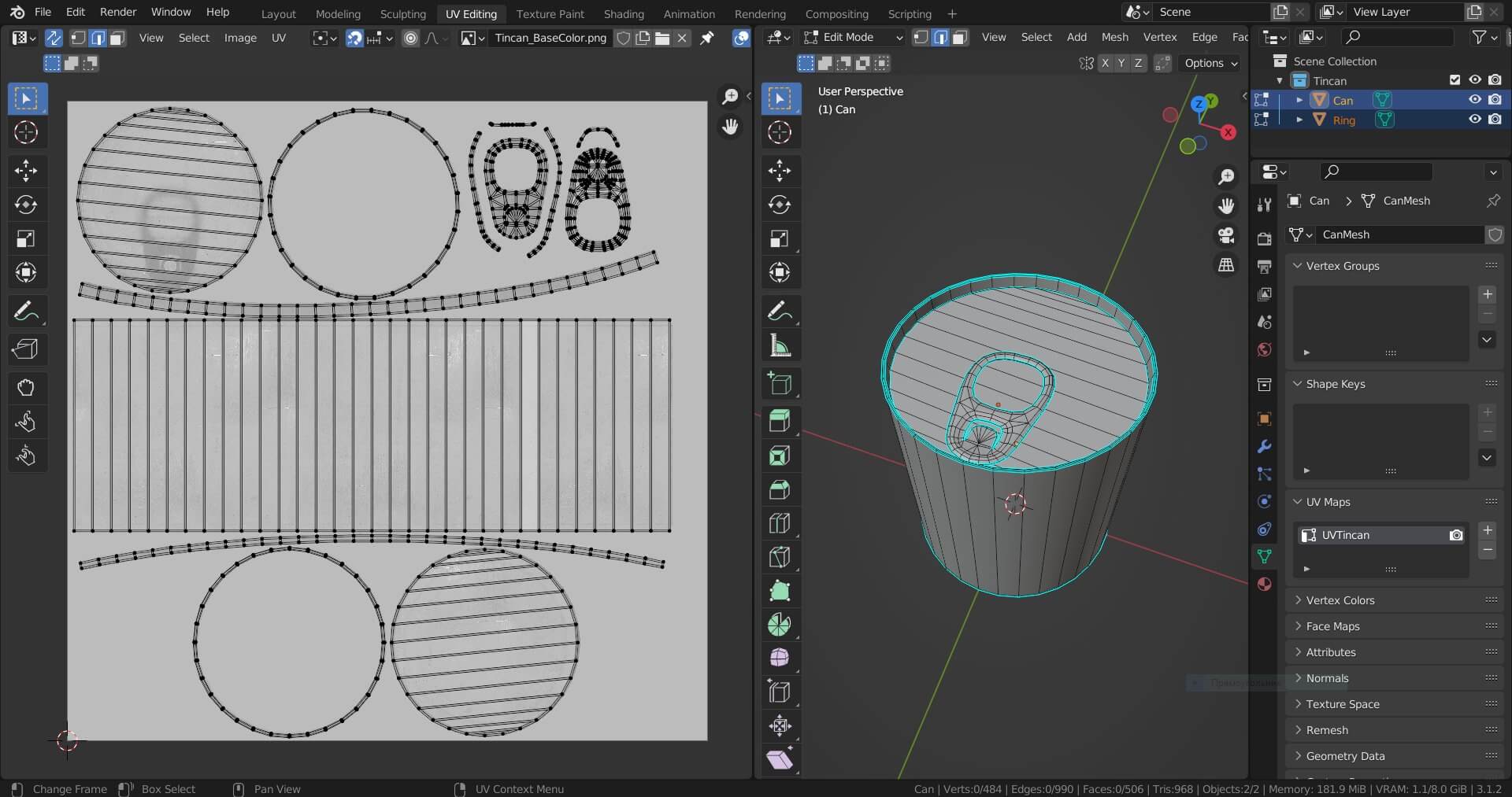 Tincan - 3D Model by Grishmanovskij Anton